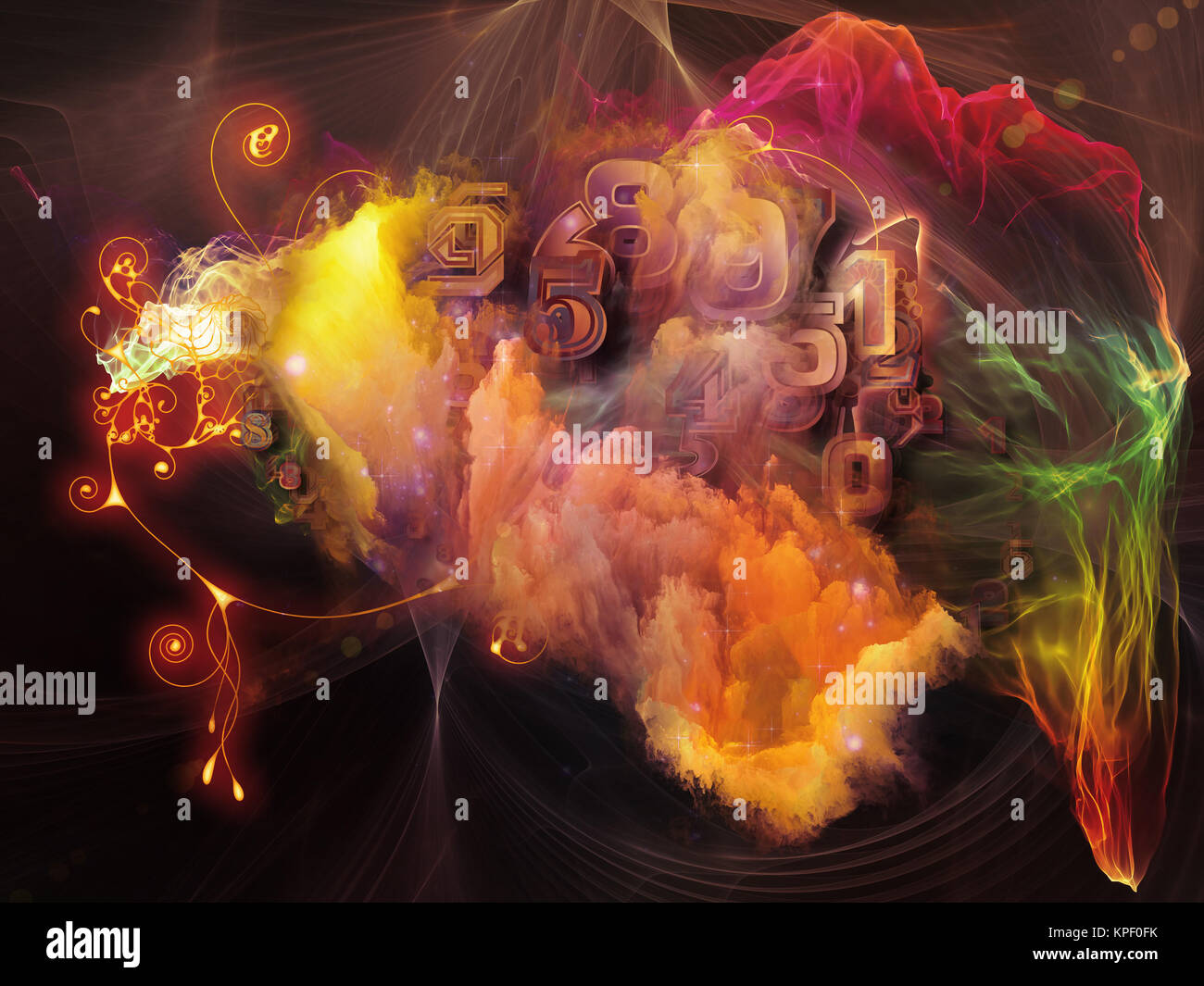 Beyond Math Visualization Stock Photo - Alamy