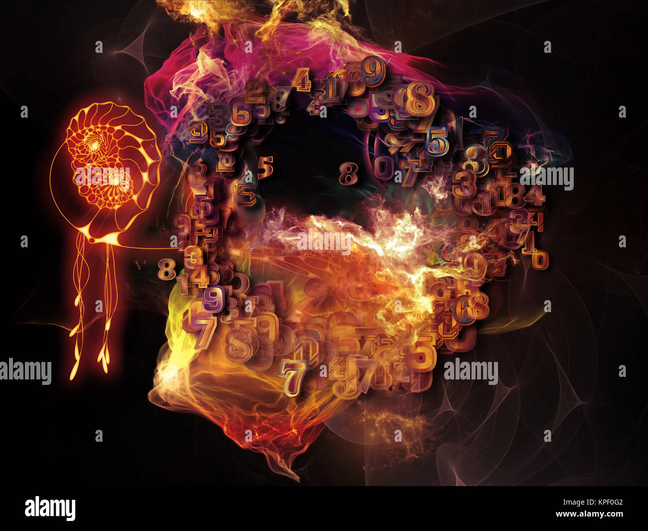Advance of Math Visualization Stock Photo - Alamy
