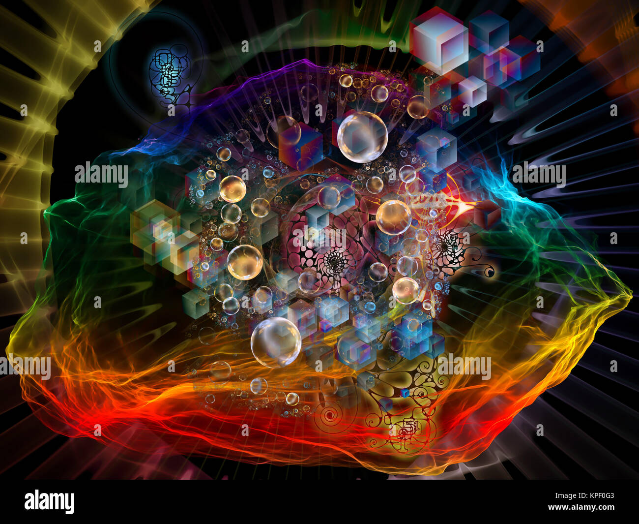 Dance of Math Visualization Stock Photo - Alamy