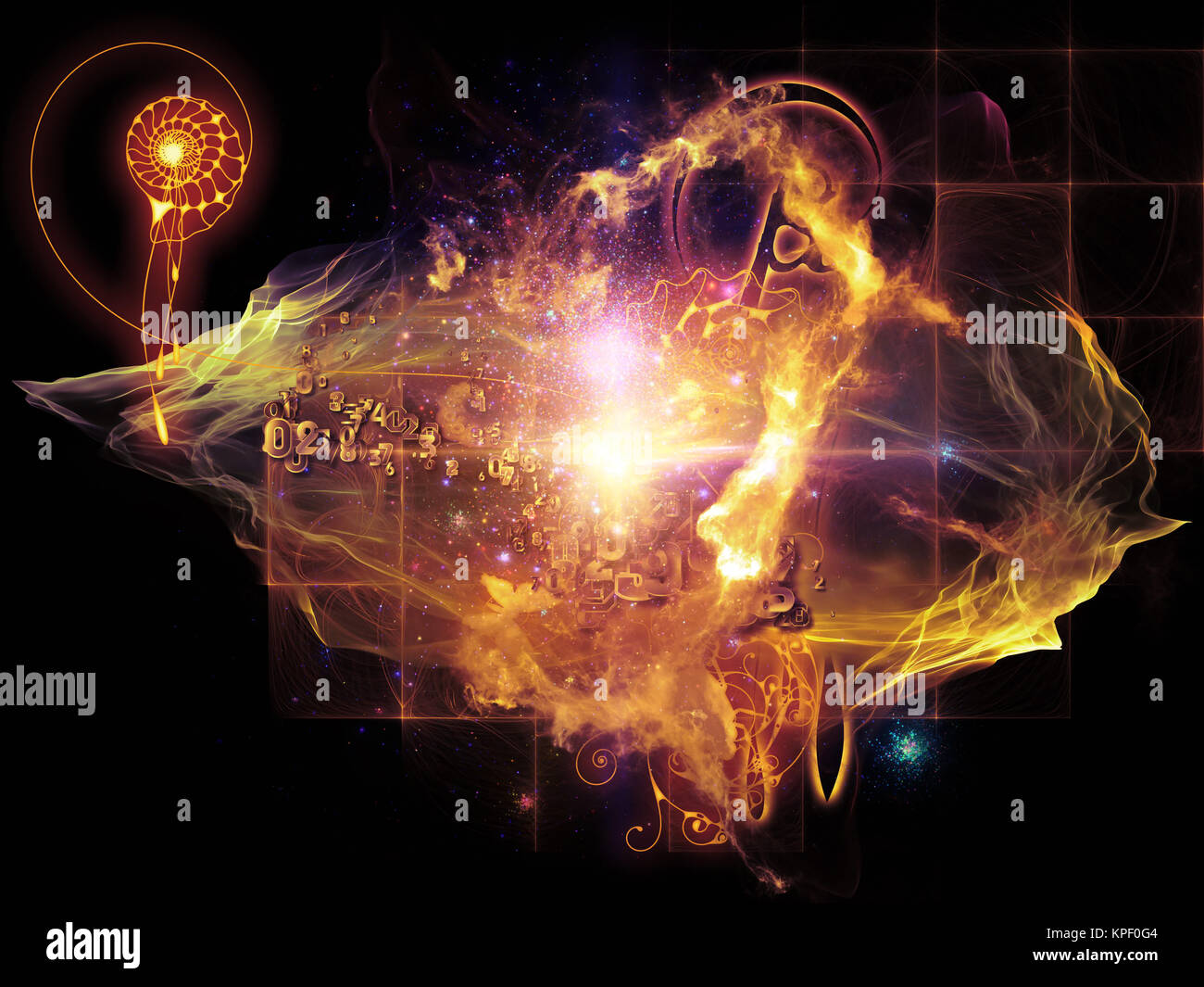 Advance of Math Visualization Stock Photo - Alamy