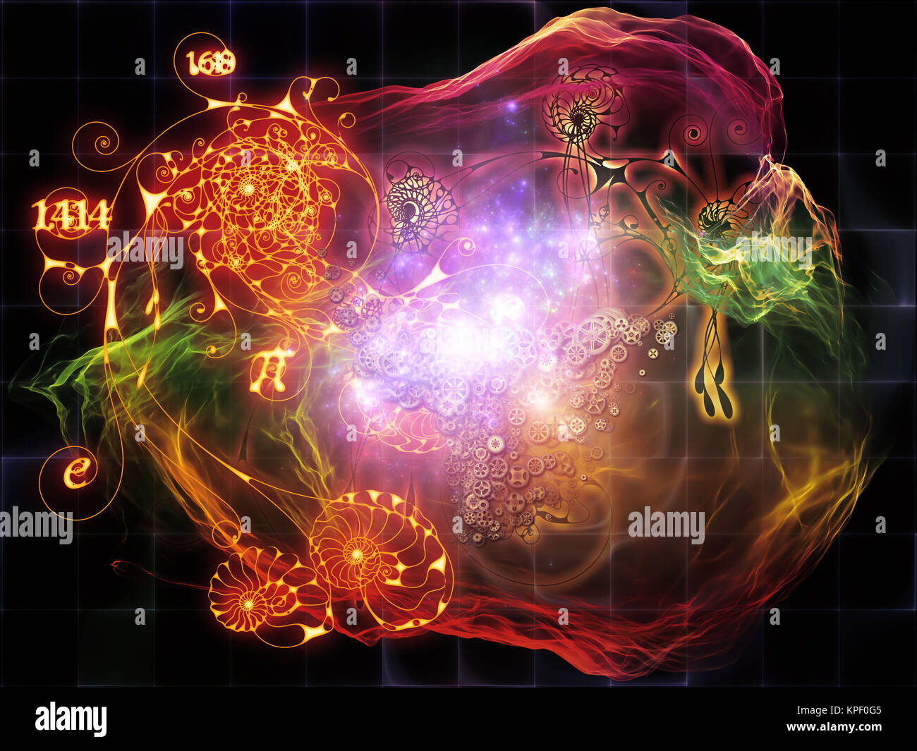 Synergies of Math Visualization Stock Photo - Alamy