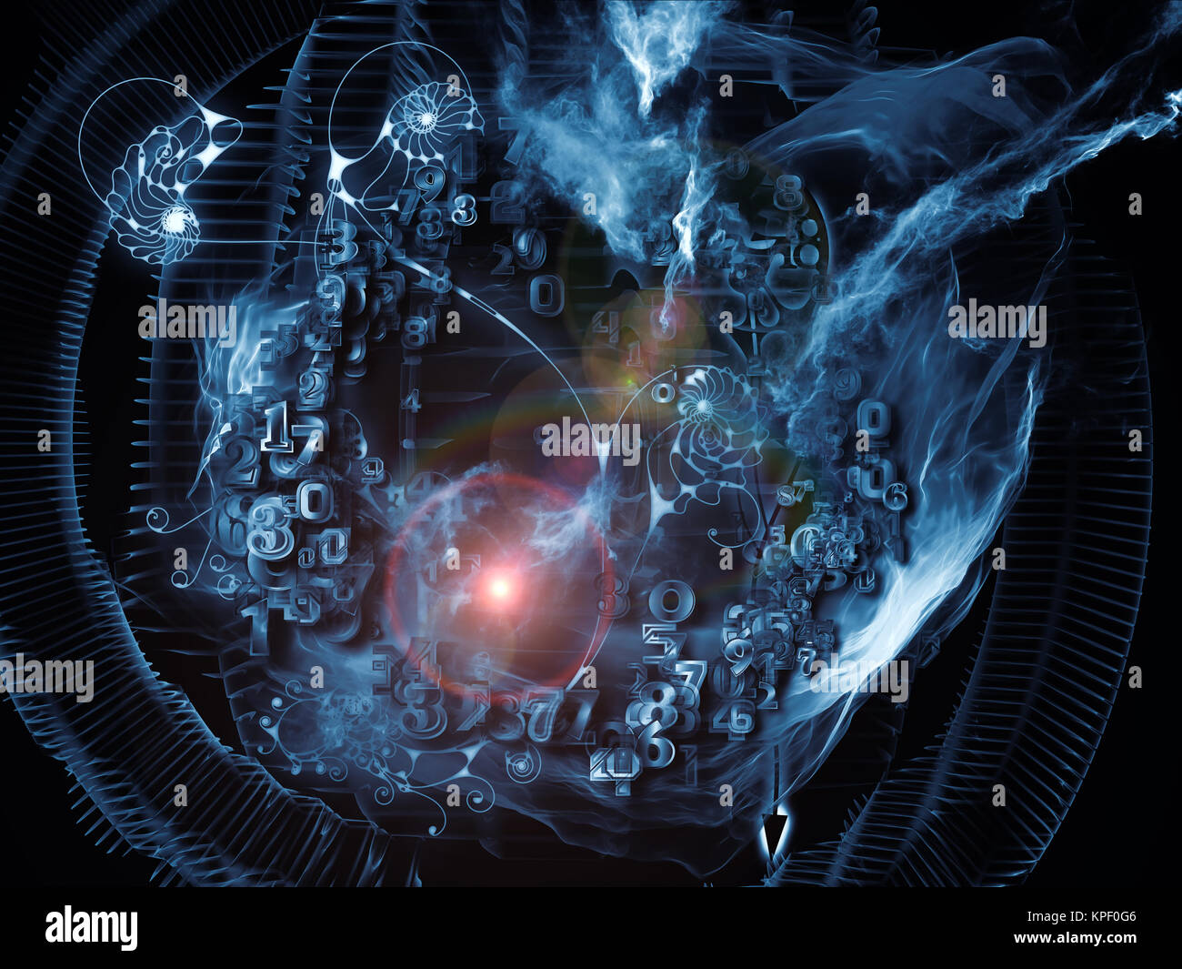 Emergence of Math Visualization Stock Photo - Alamy