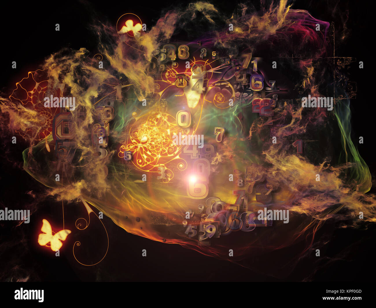 Realms of Math Visualization Stock Photo - Alamy