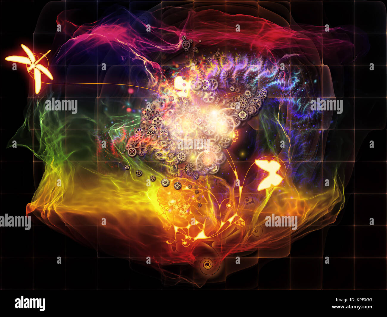 Math Visualization Synergy Stock Photo - Alamy