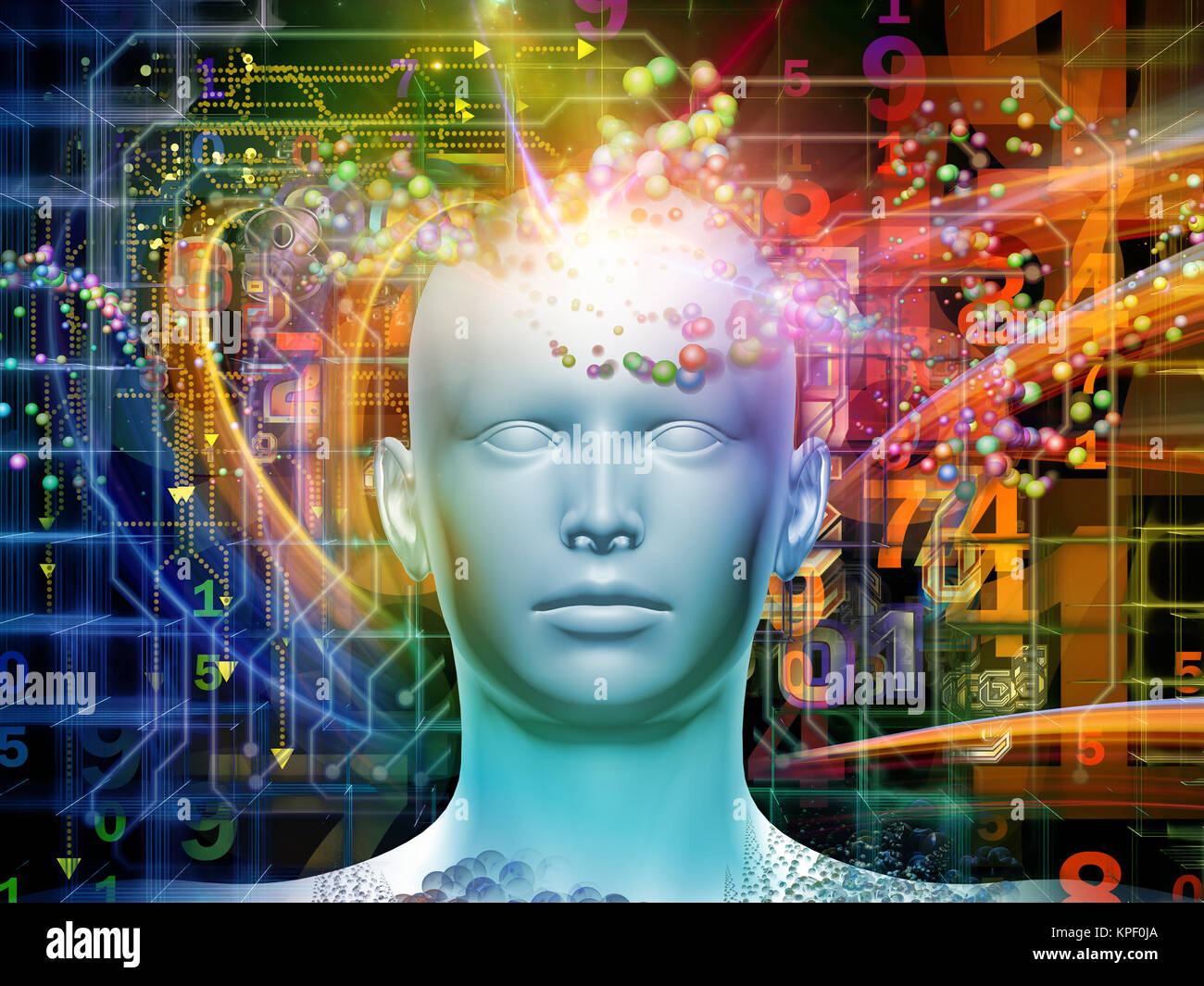 Processing Digital Thoughts Stock Photo - Alamy Processing Digital Thoughts Stock Photo - Alamy
