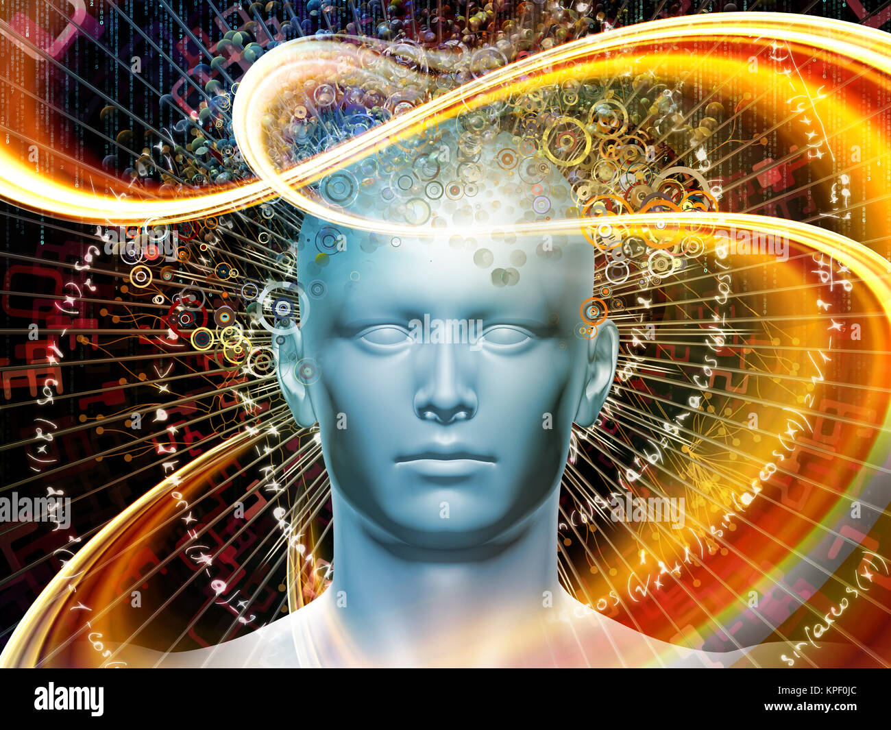 Processing Math Mentality Stock Photo - Alamy