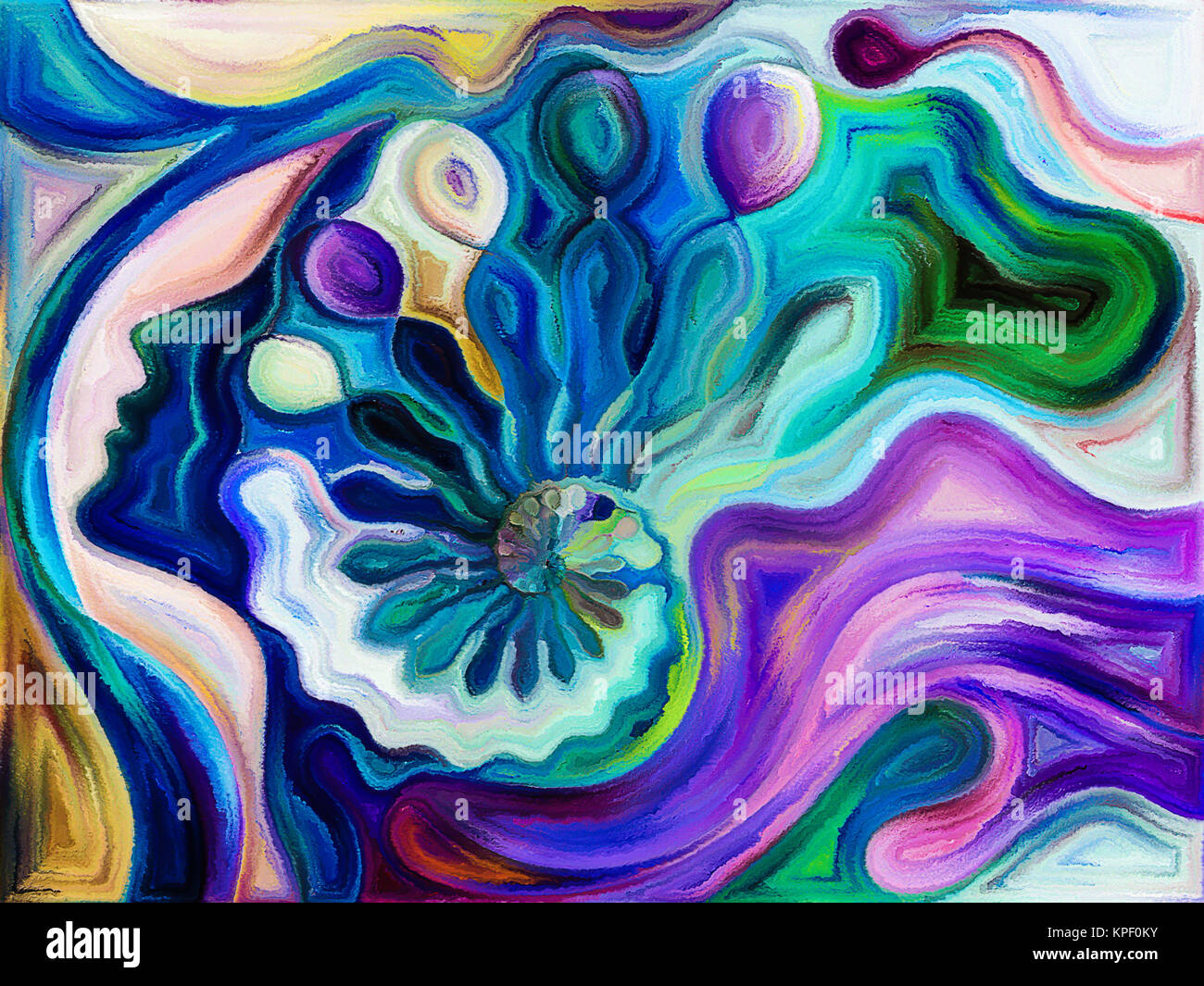 Conceptual Space Division Stock Photo - Alamy