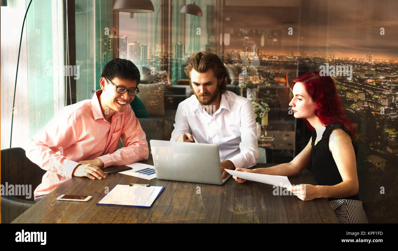 Doing business in a metropole hi-res stock photography and images - Alamy