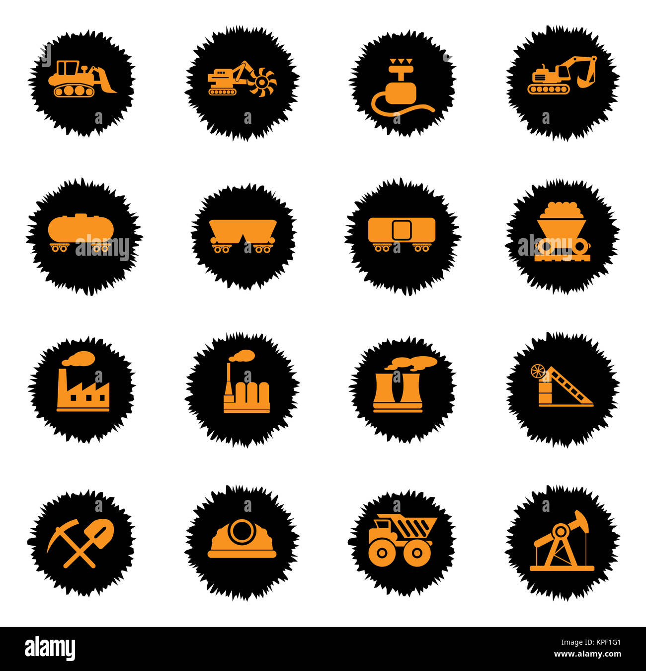 Factory and Industry Symbols Stock Photo - Alamy