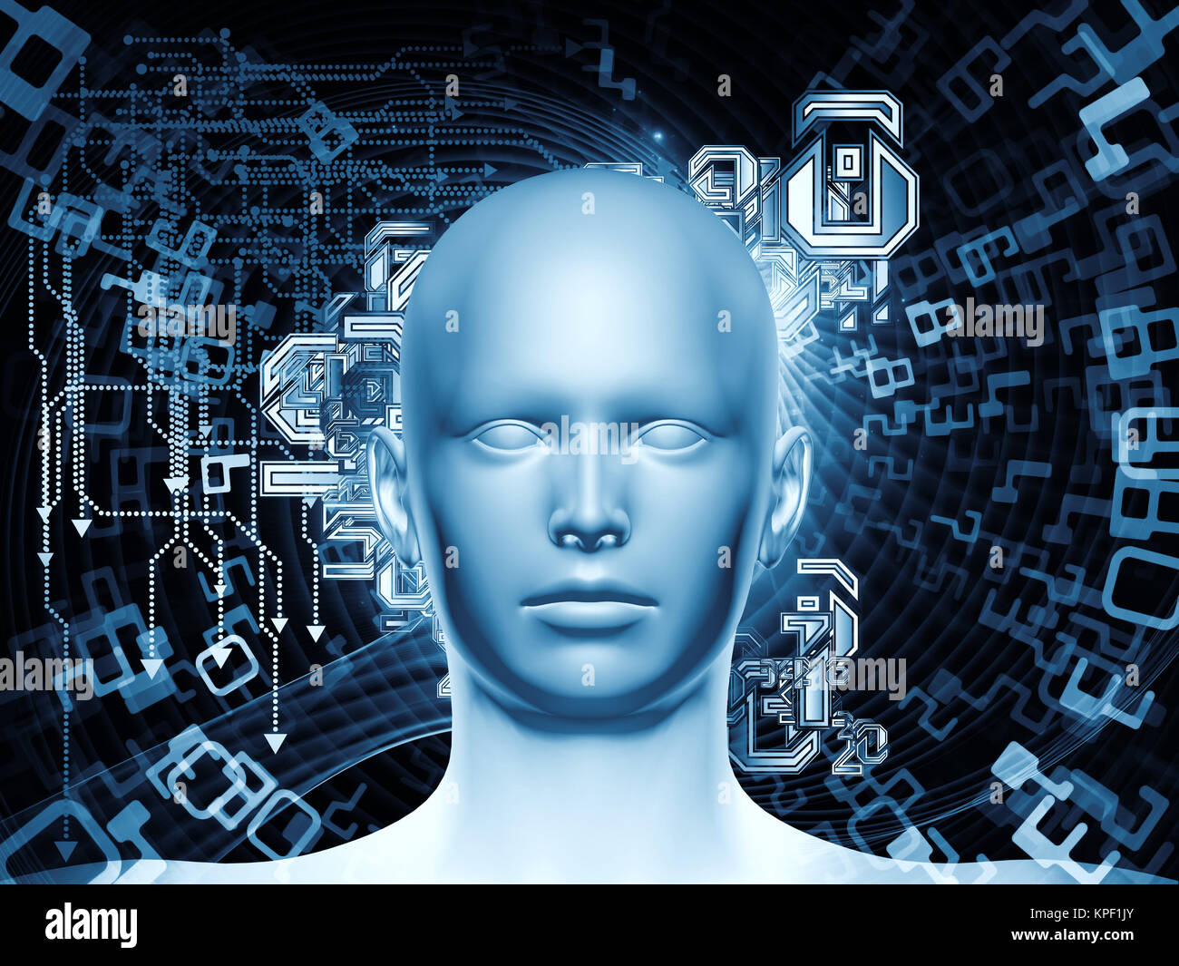 Processing Digital Thoughts Stock Photo - Alamy Processing Digital Thoughts Stock Photo - Alamy