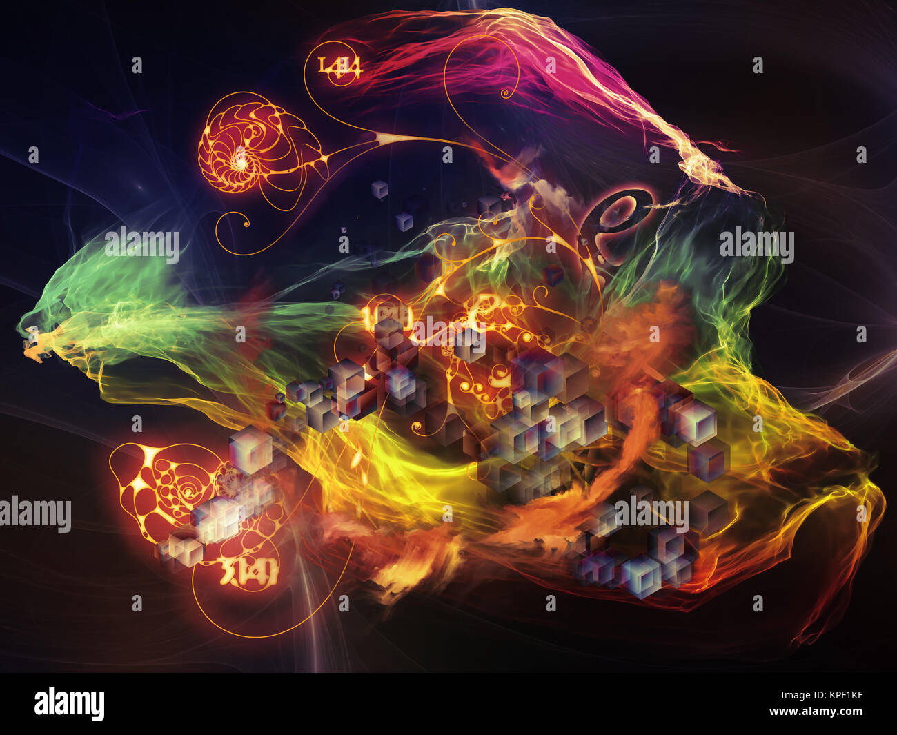 Petals of Math Visualization Stock Photo - Alamy