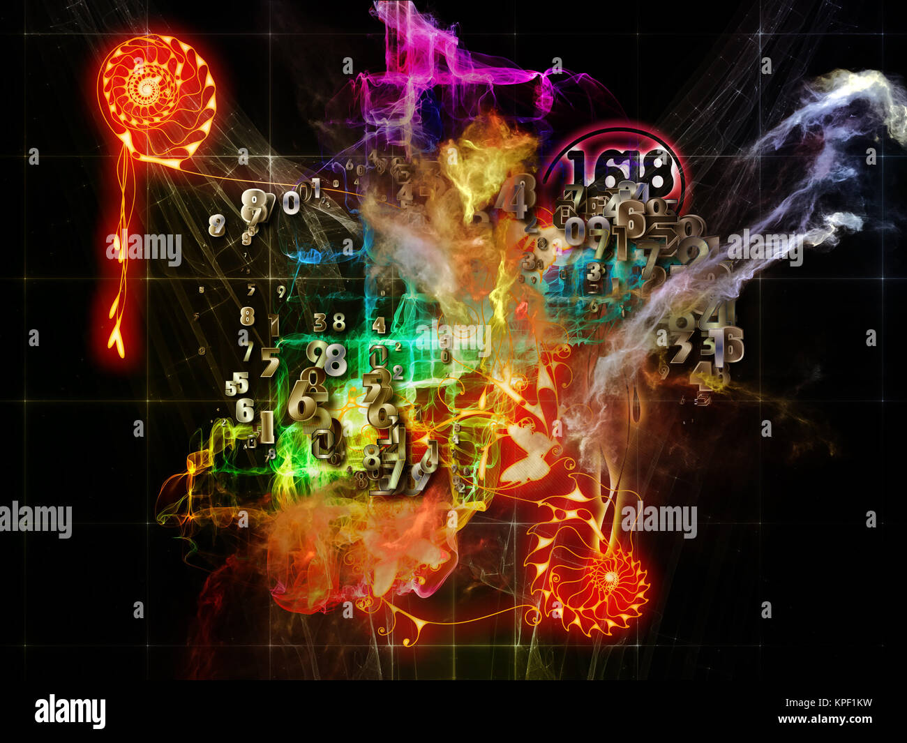 Math Visualization Background Stock Photo - Alamy