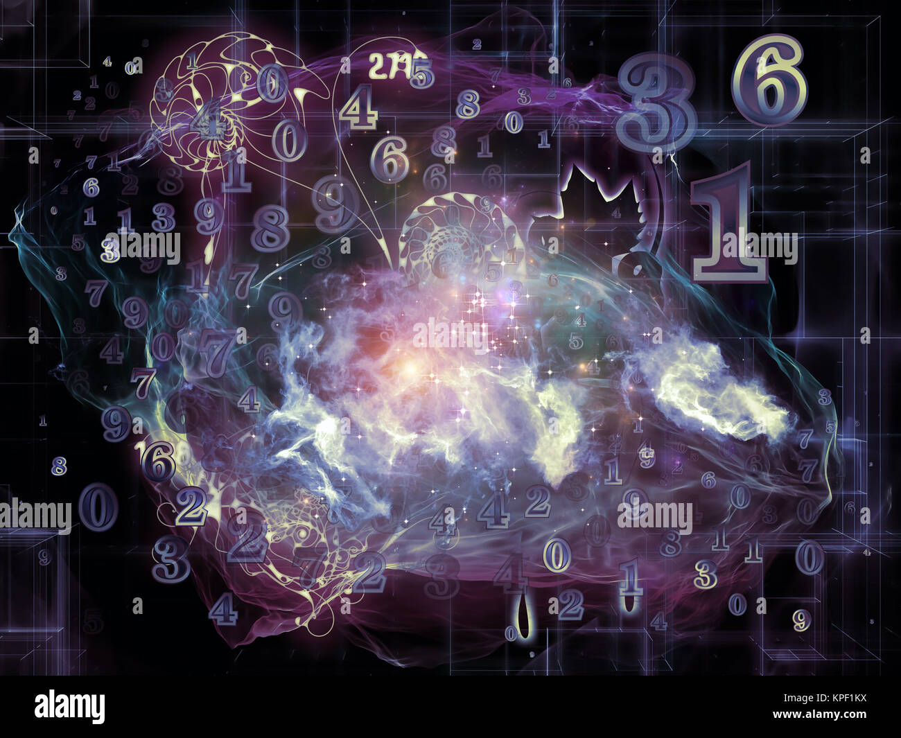 Conceptual Math Visualization Stock Photo - Alamy