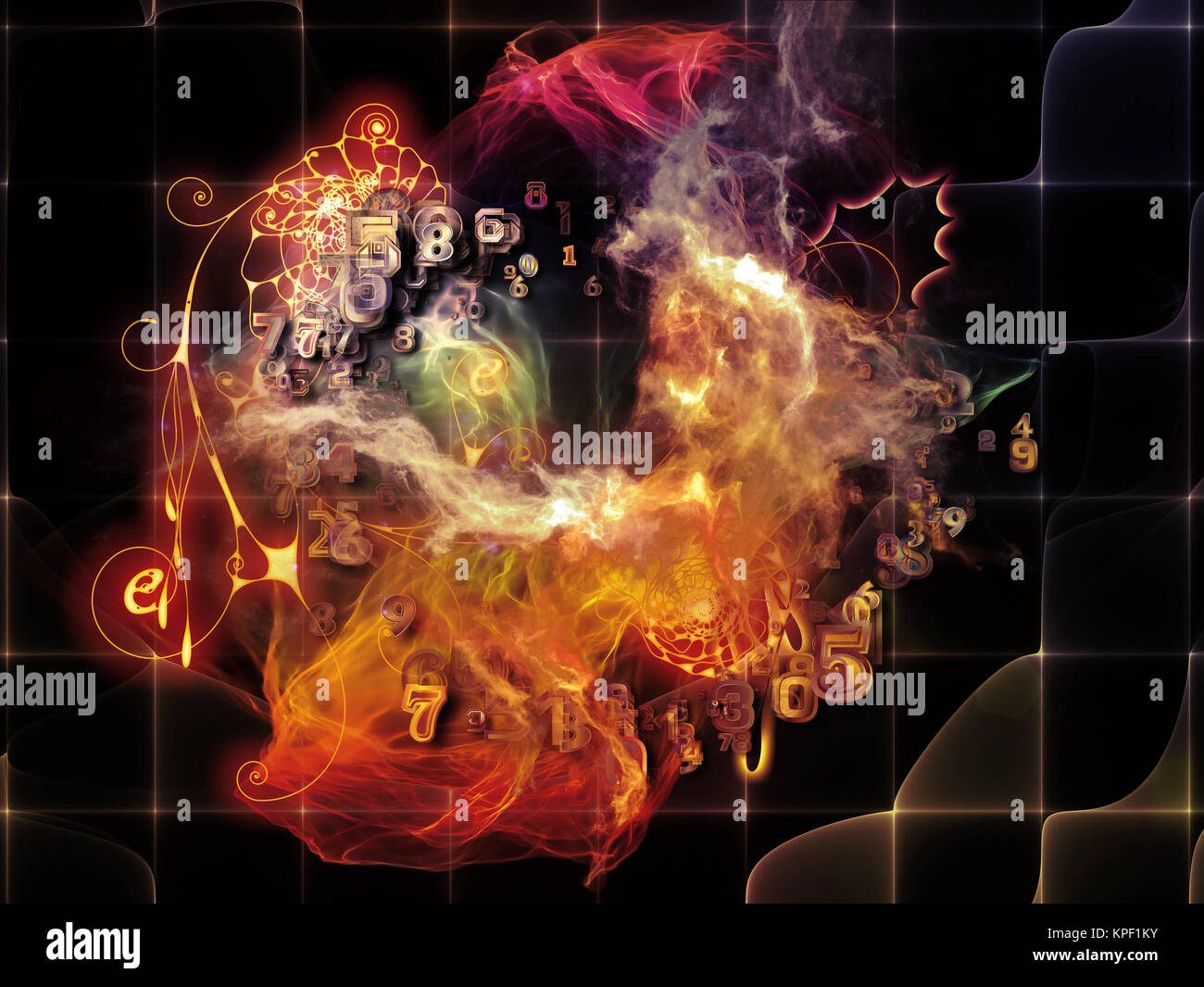 Evolving Math Visualization Stock Photo - Alamy