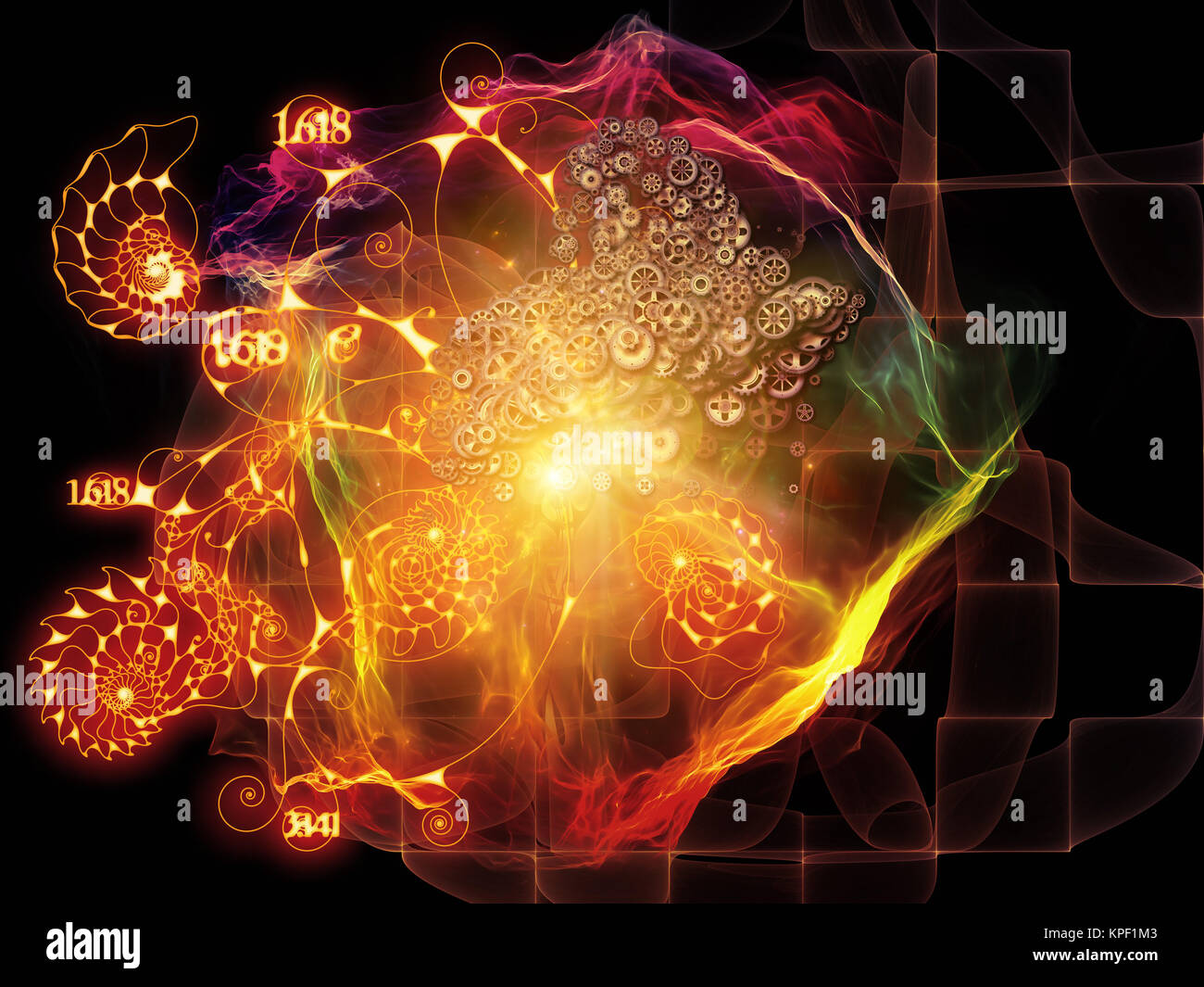 Perspectives of Math Visualization Stock Photo - Alamy