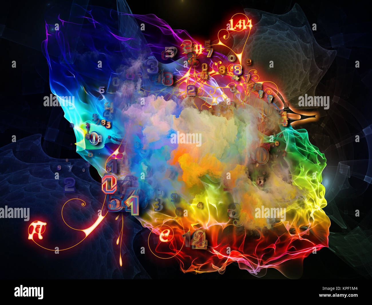 Realms of Math Visualization Stock Photo - Alamy