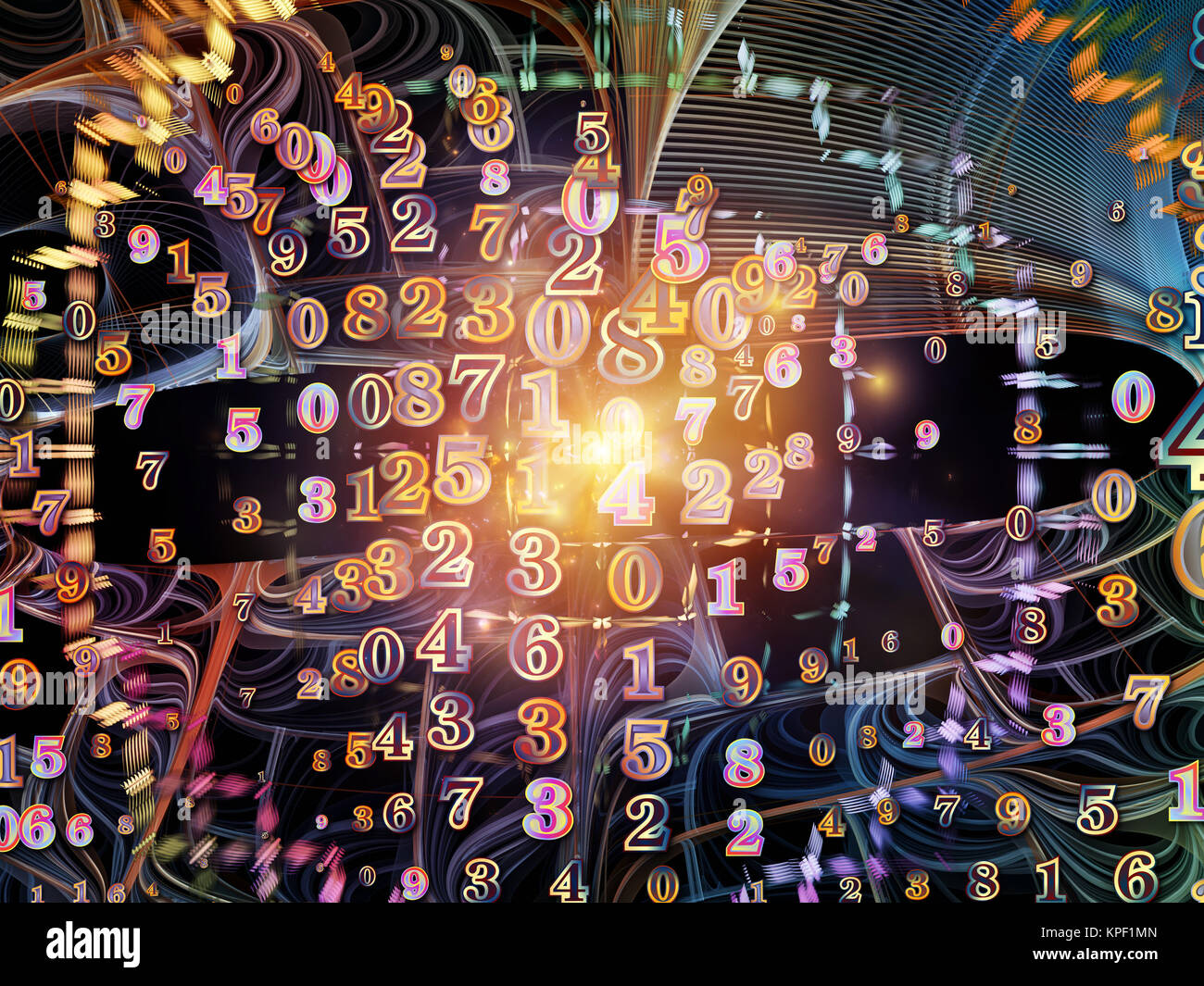 Visualization of Infinity Stock Photo - Alamy