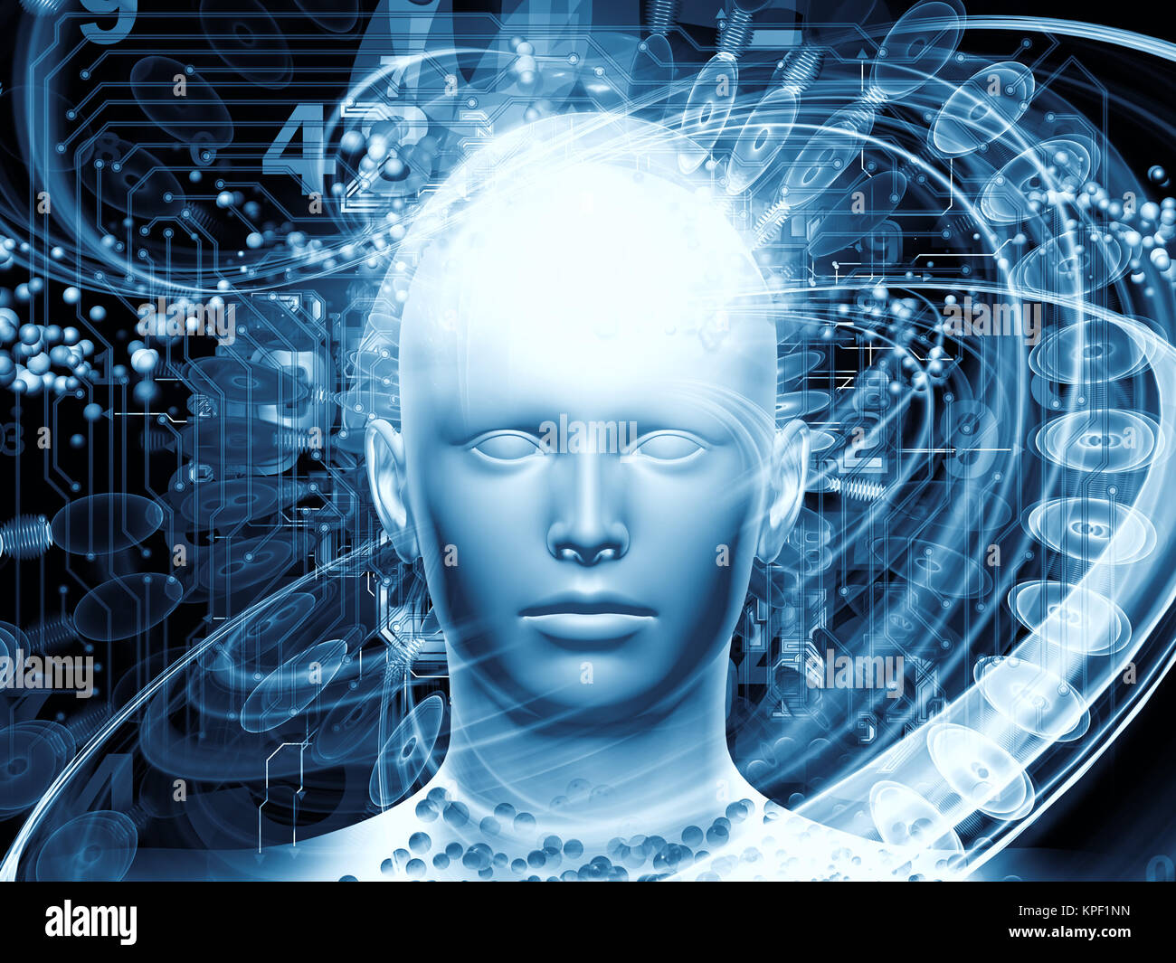 Source of Digital Thoughts Stock Photo - Alamy