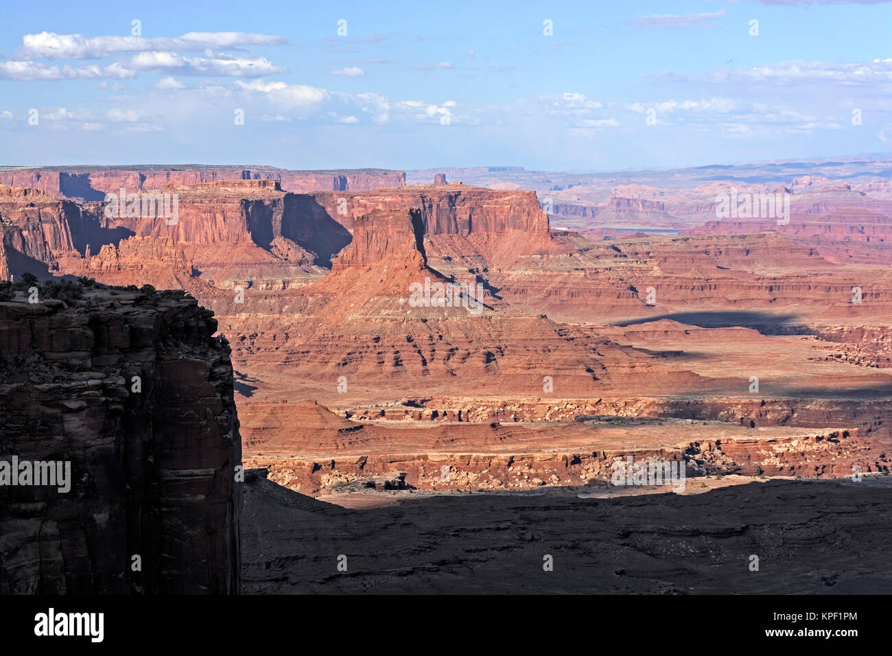 Evening Shadows Moving into the Canyon Stock Photo - Alamy
