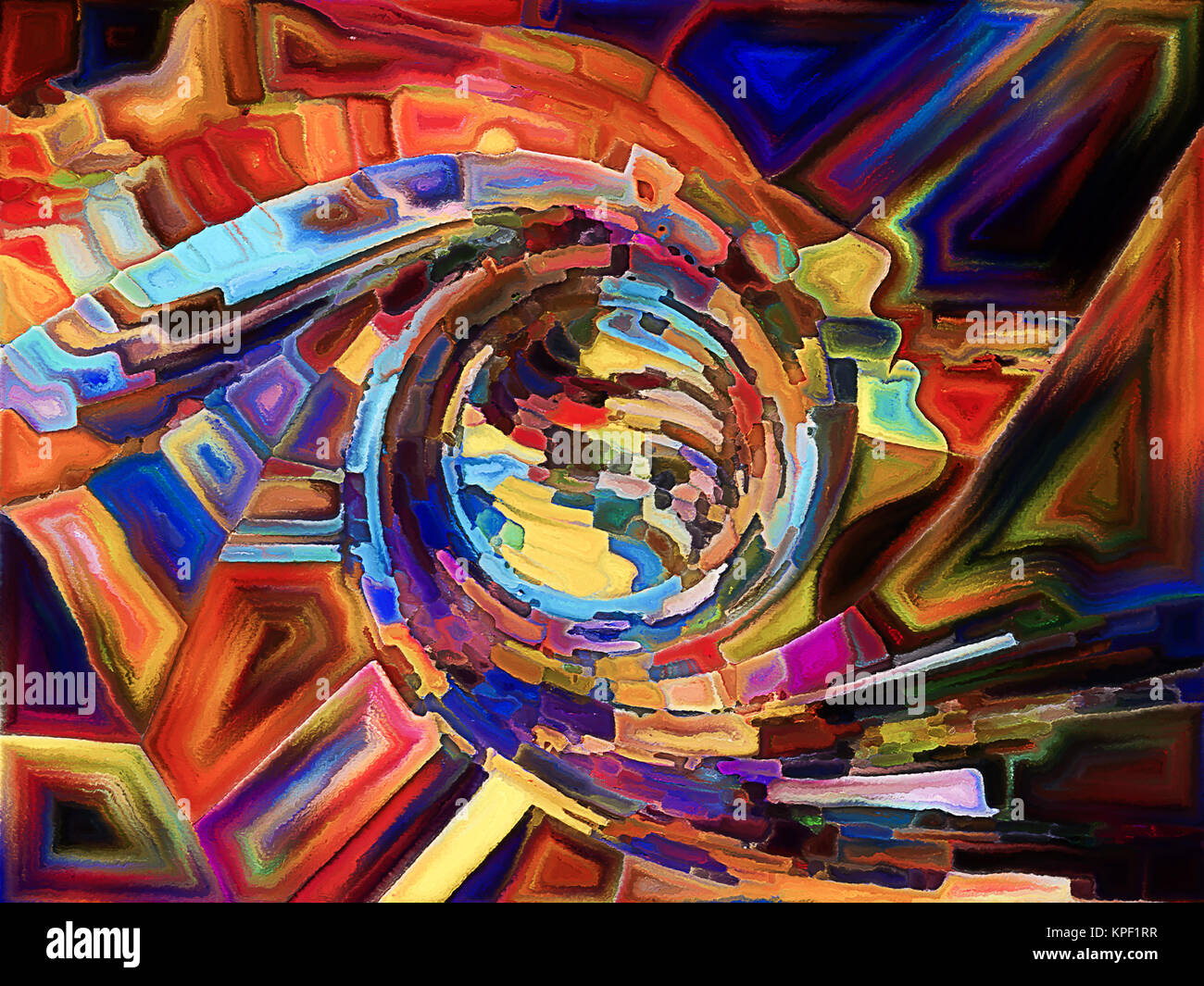 Unfolding of Fragmentation Stock Photo - Alamy