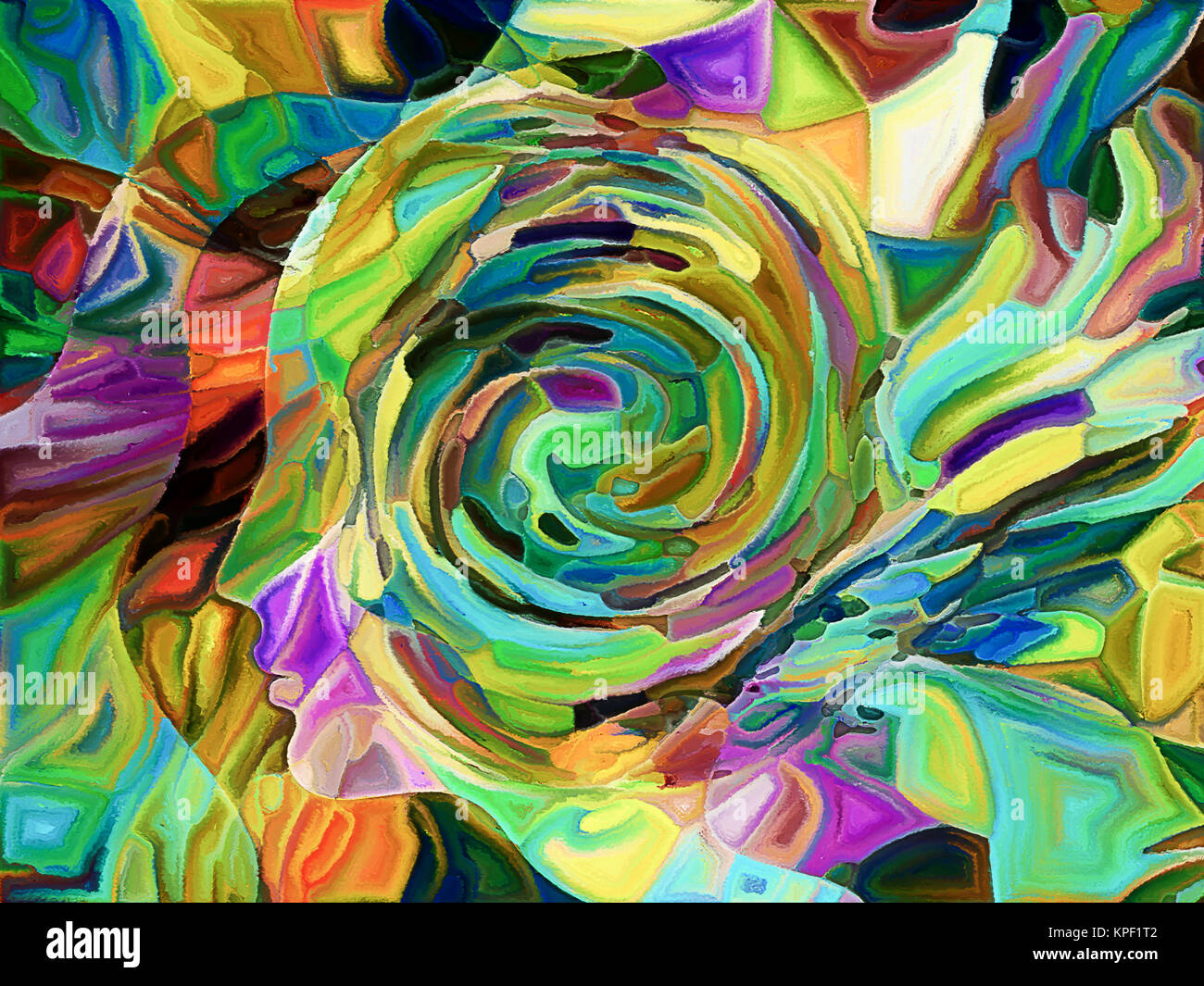 Dance of Fragmentation Stock Photo - Alamy