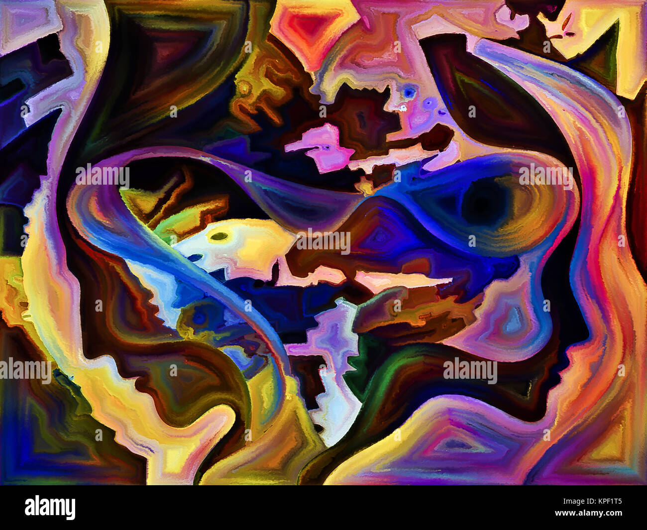 Paths of Fragmentation Stock Photo - Alamy