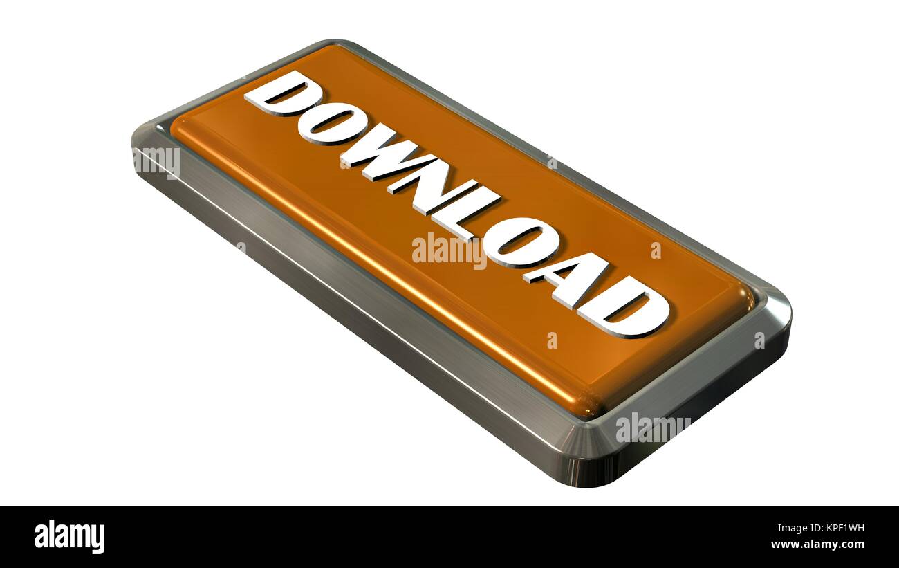 Blue download button on Cut Out Stock Images & Pictures - Alamy