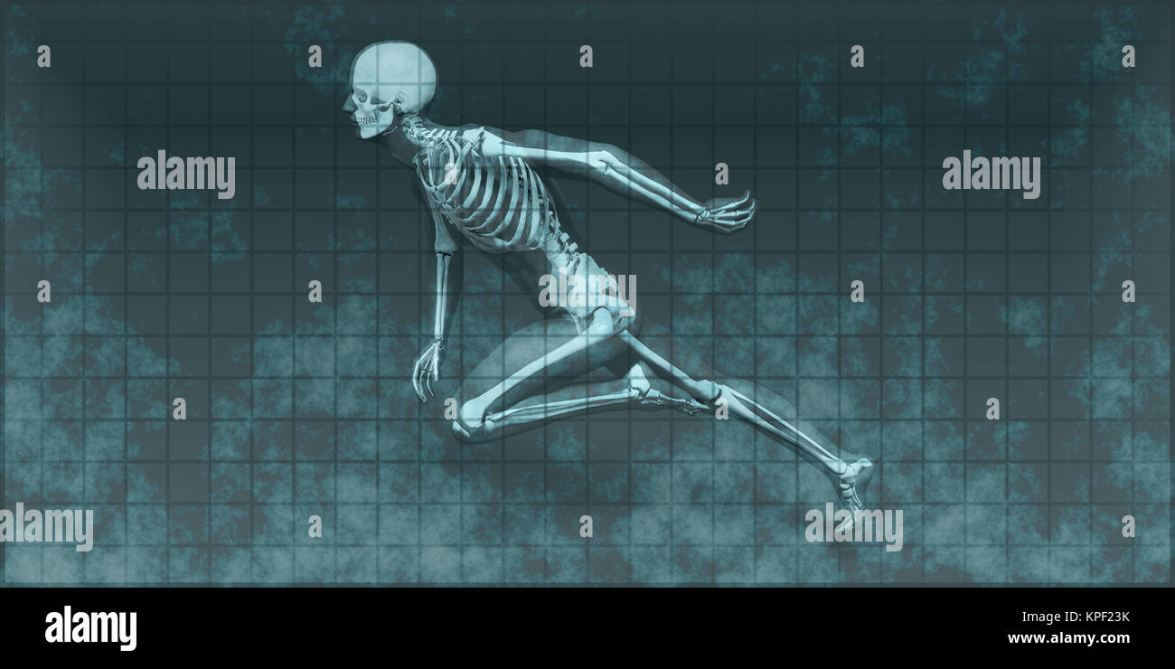 Radiography Scan with Bones Stock Photo - Alamy