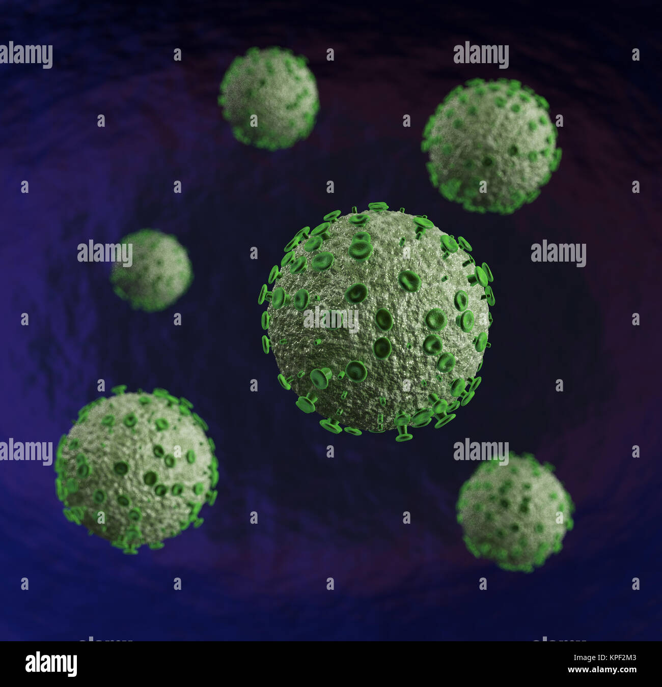 under the microscope, hiv bacteria Stock Photo - Alamy