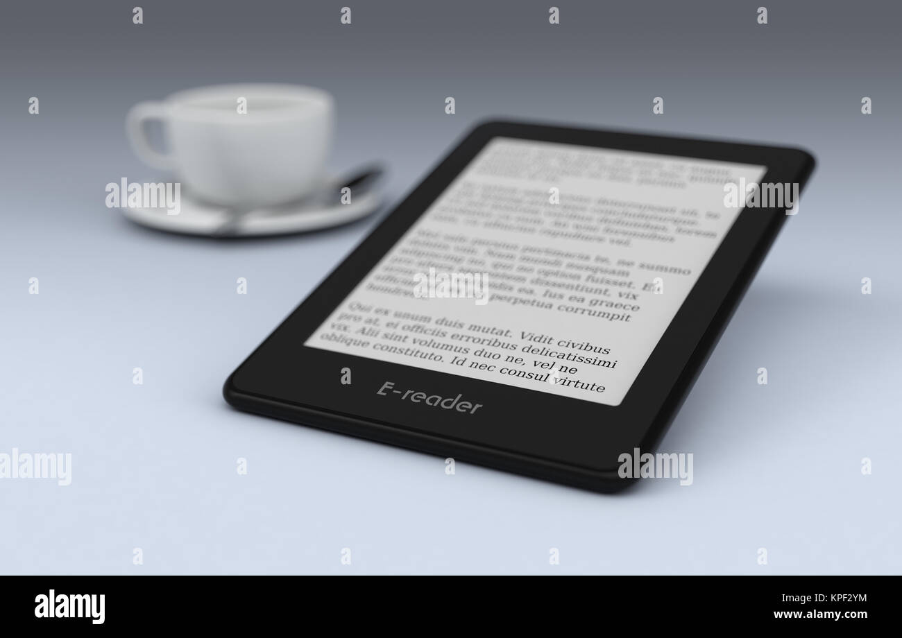ebook reader concept Stock Photo - Alamy