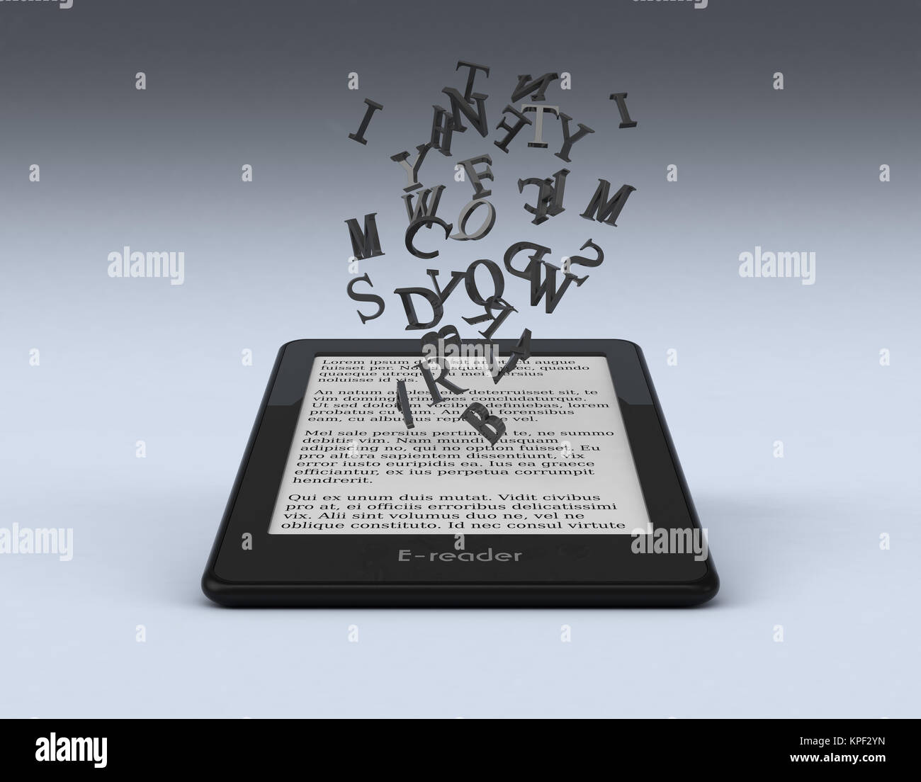 ebook reader concept Stock Photo - Alamy