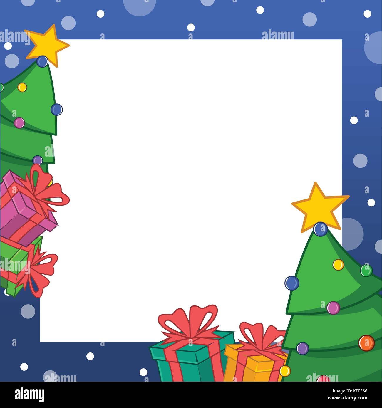 Collection Christmas Frame Design Art Stock Vector Image & Art - Alamy