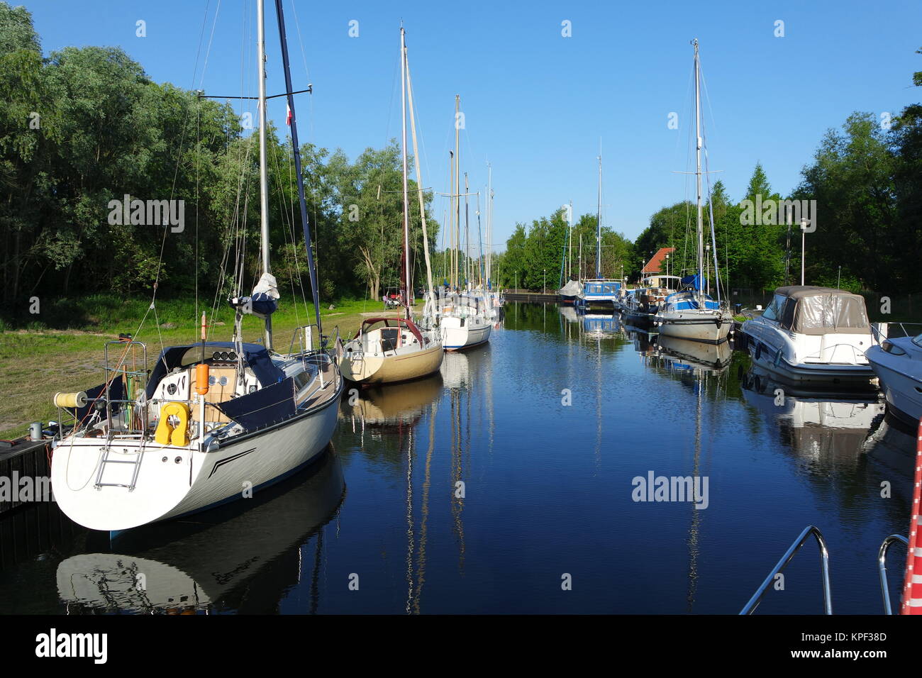 Westpommersche Segelroute, Stepnica Stock Photo - Alamy