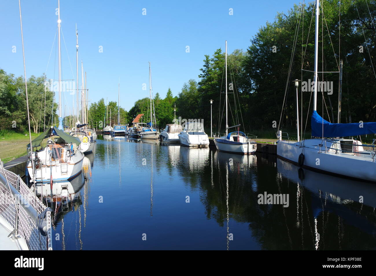 West Pomeranian Sailing Route,Stepnica Stock Photo - Alamy