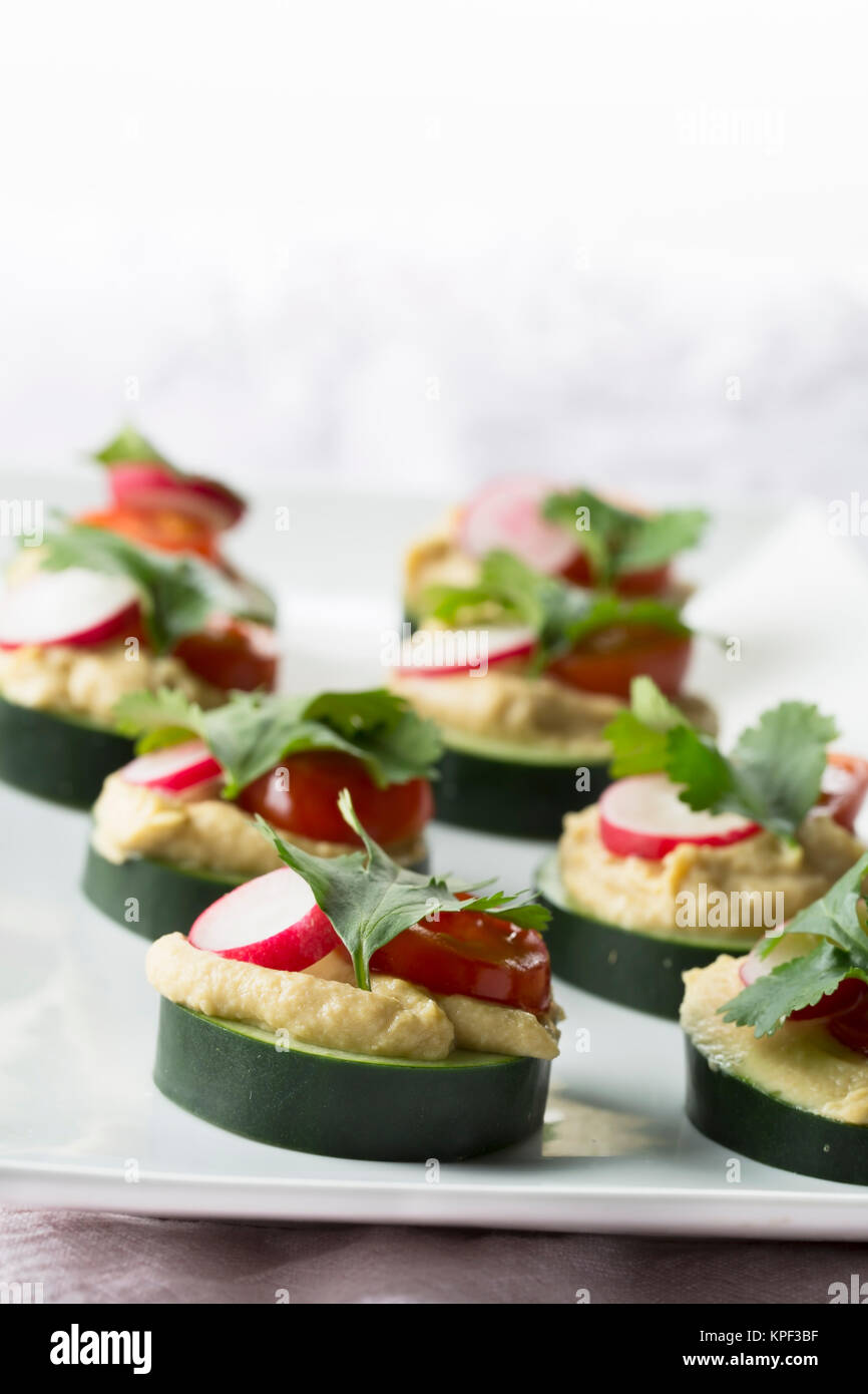 Healthy Bites Tapas Stock Photo - Alamy