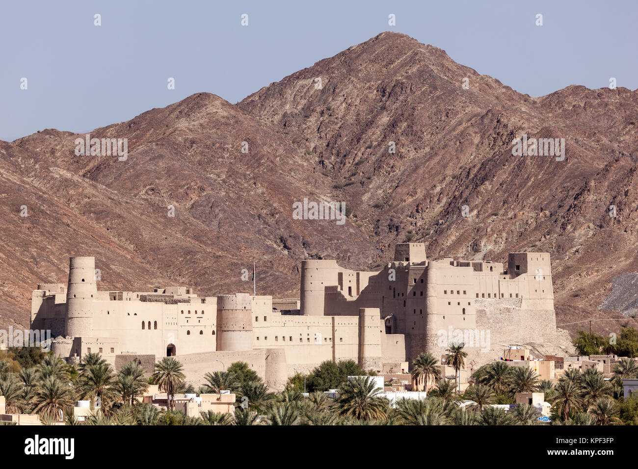 Historic Bahla Fort located at Jebel Akhdar highlands in the Sultanate ...
