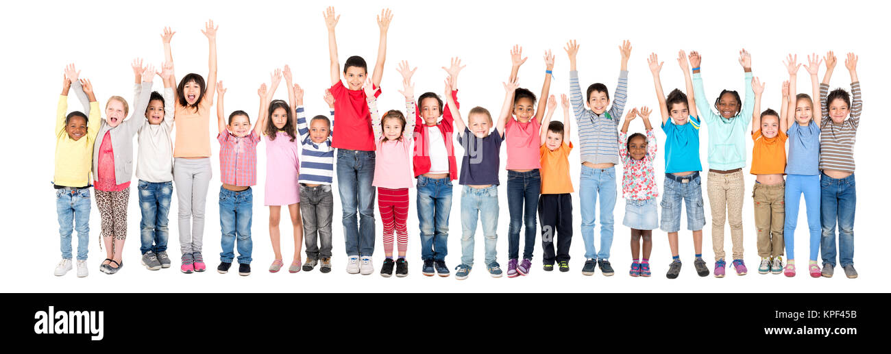 Group of children Stock Photo - Alamy