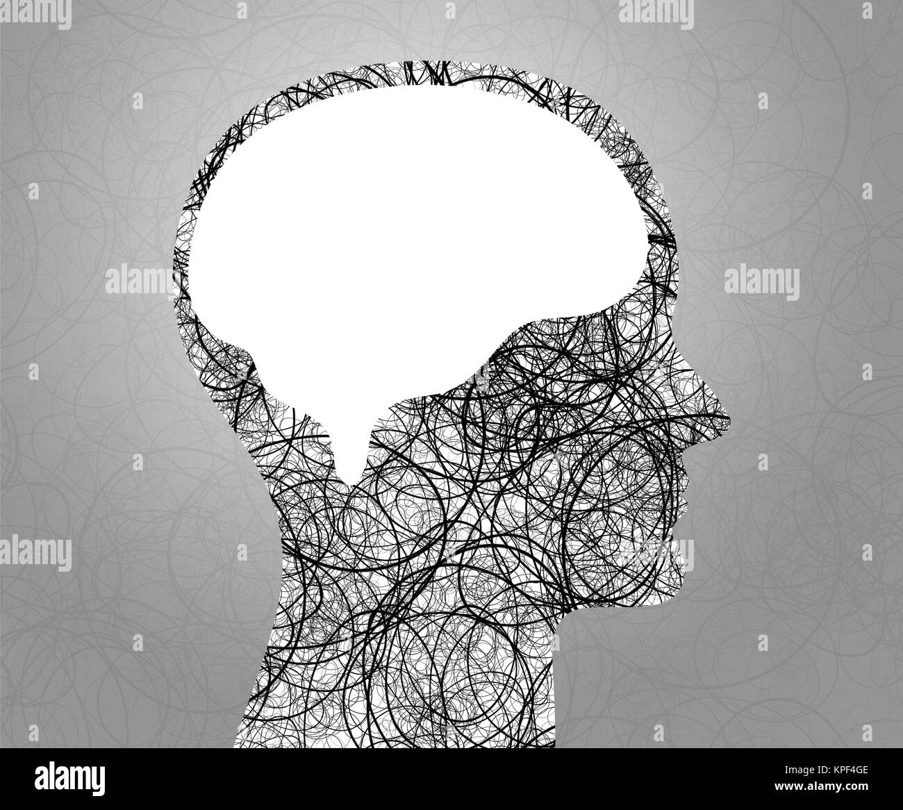 Brain brainstorming Black and White Stock Photos & Images - Alamy