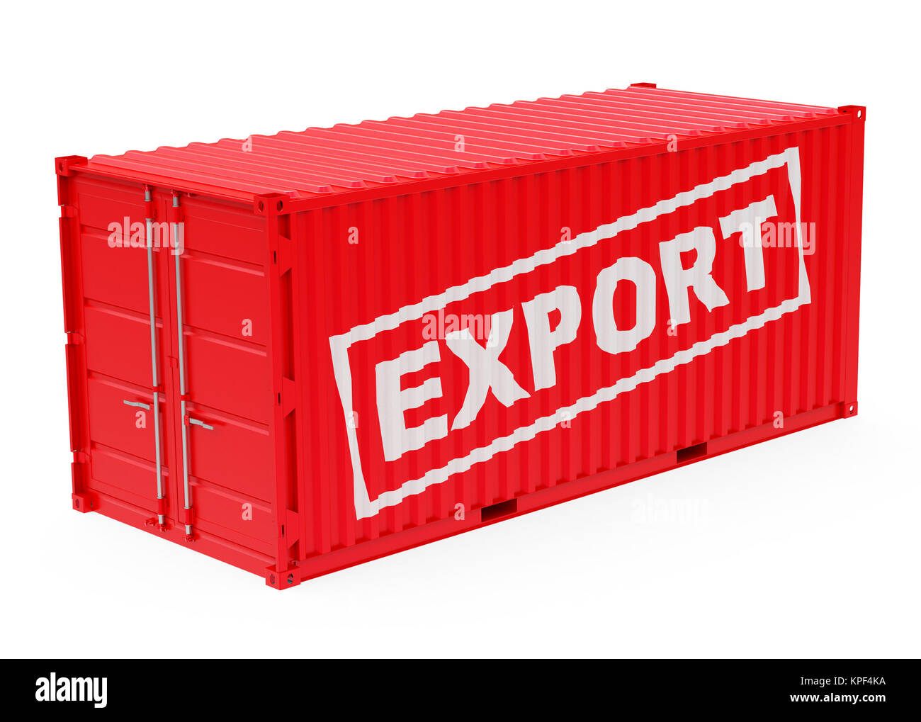 the export container Stock Photo - Alamy
