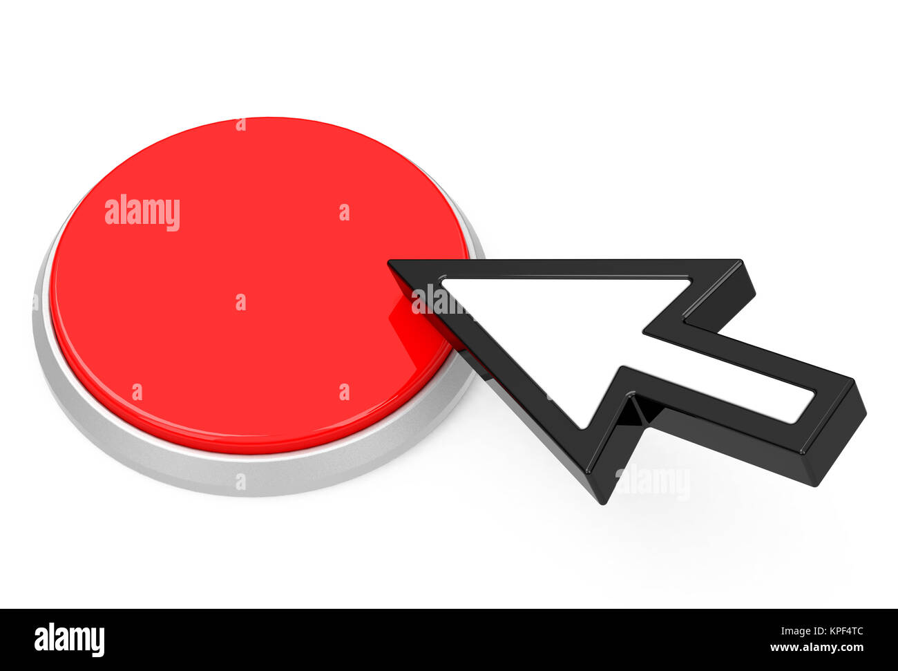 Red cursor Cut Out Stock Images & Pictures - Alamy