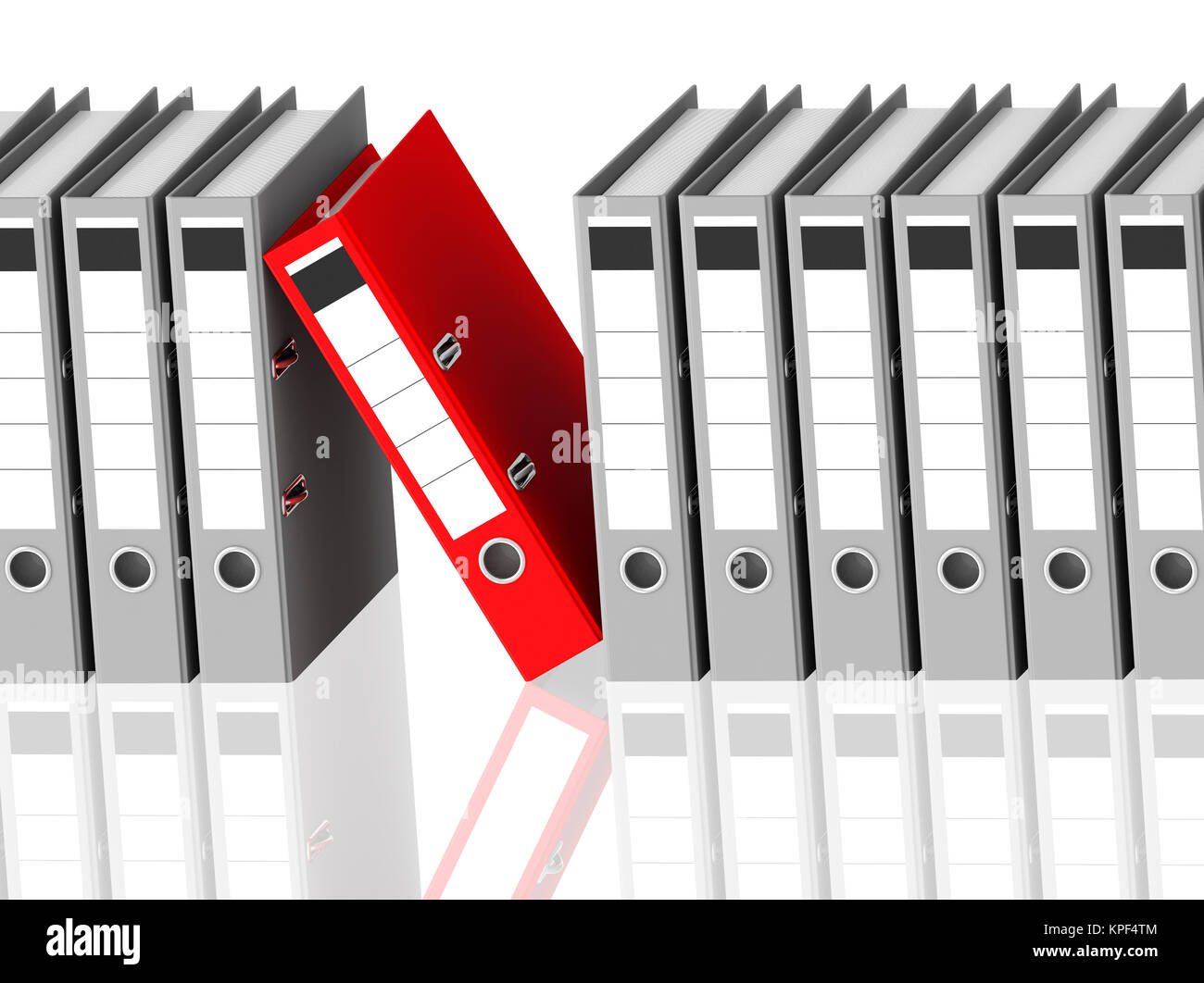 the red ring binder Stock Photo - Alamy