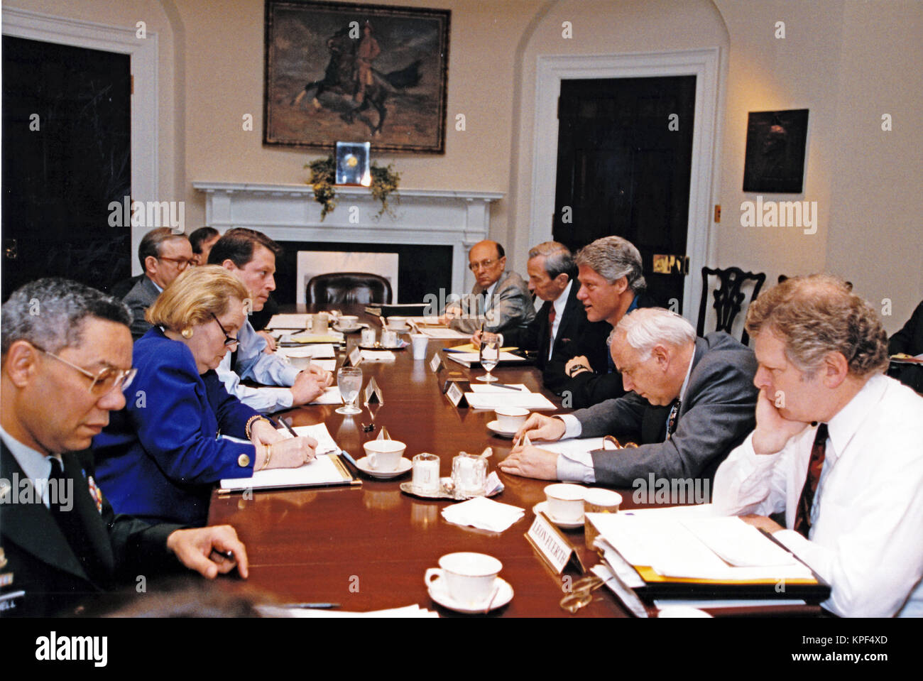 Bill clinton meets hi-res stock photography and images - Alamy
