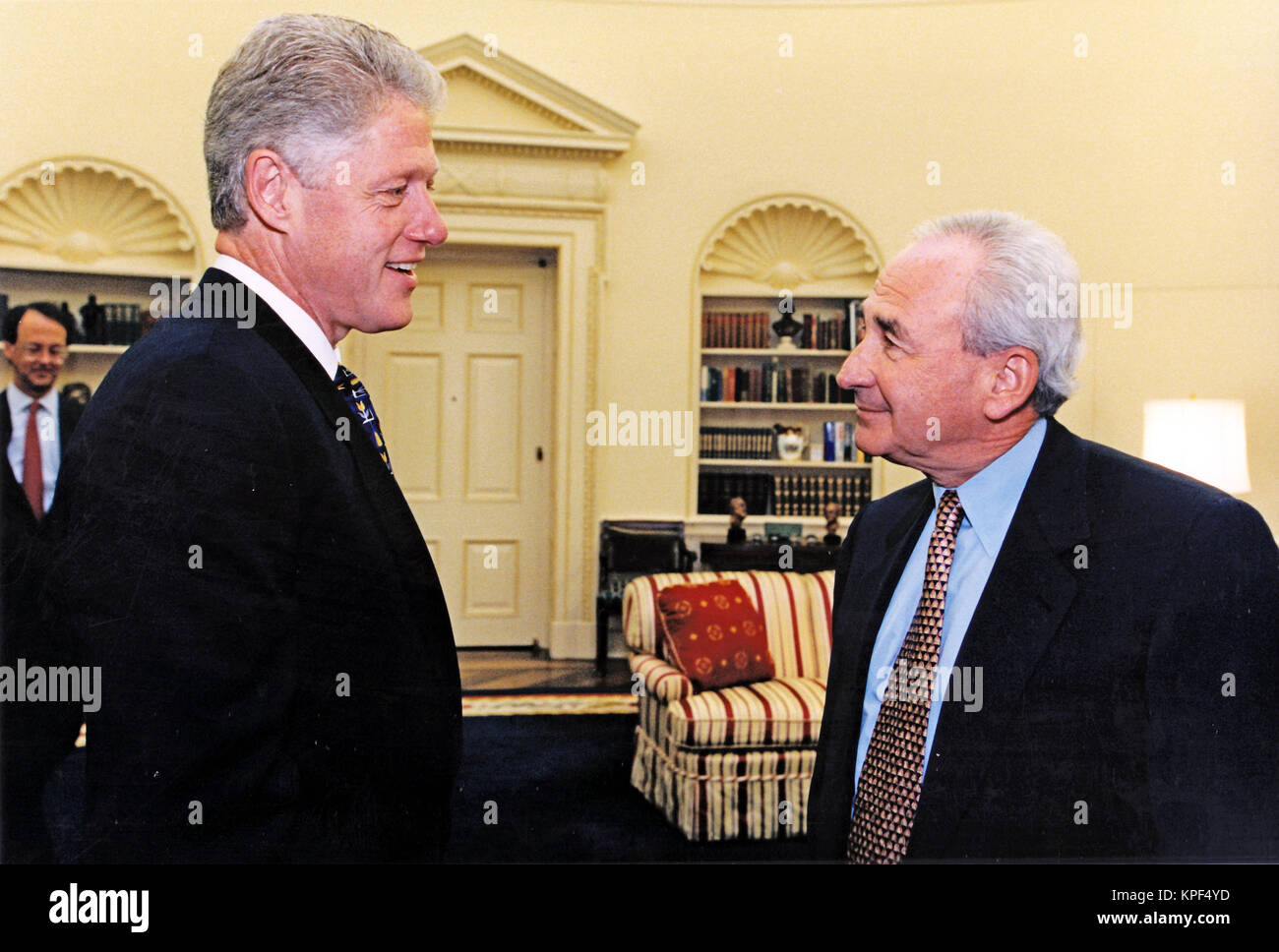 United States President Bill Clinton meets with Jay Berman, recently ...