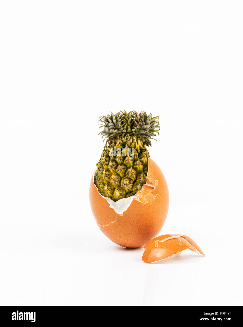 pineapple in shell eggs Stock Photo - Alamy