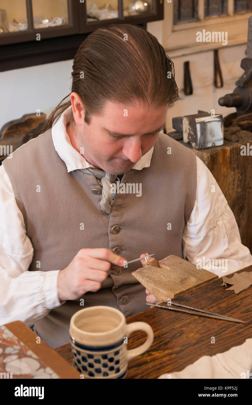 Colonial Silversmith High Resolution Stock Photography and Images - Alamy