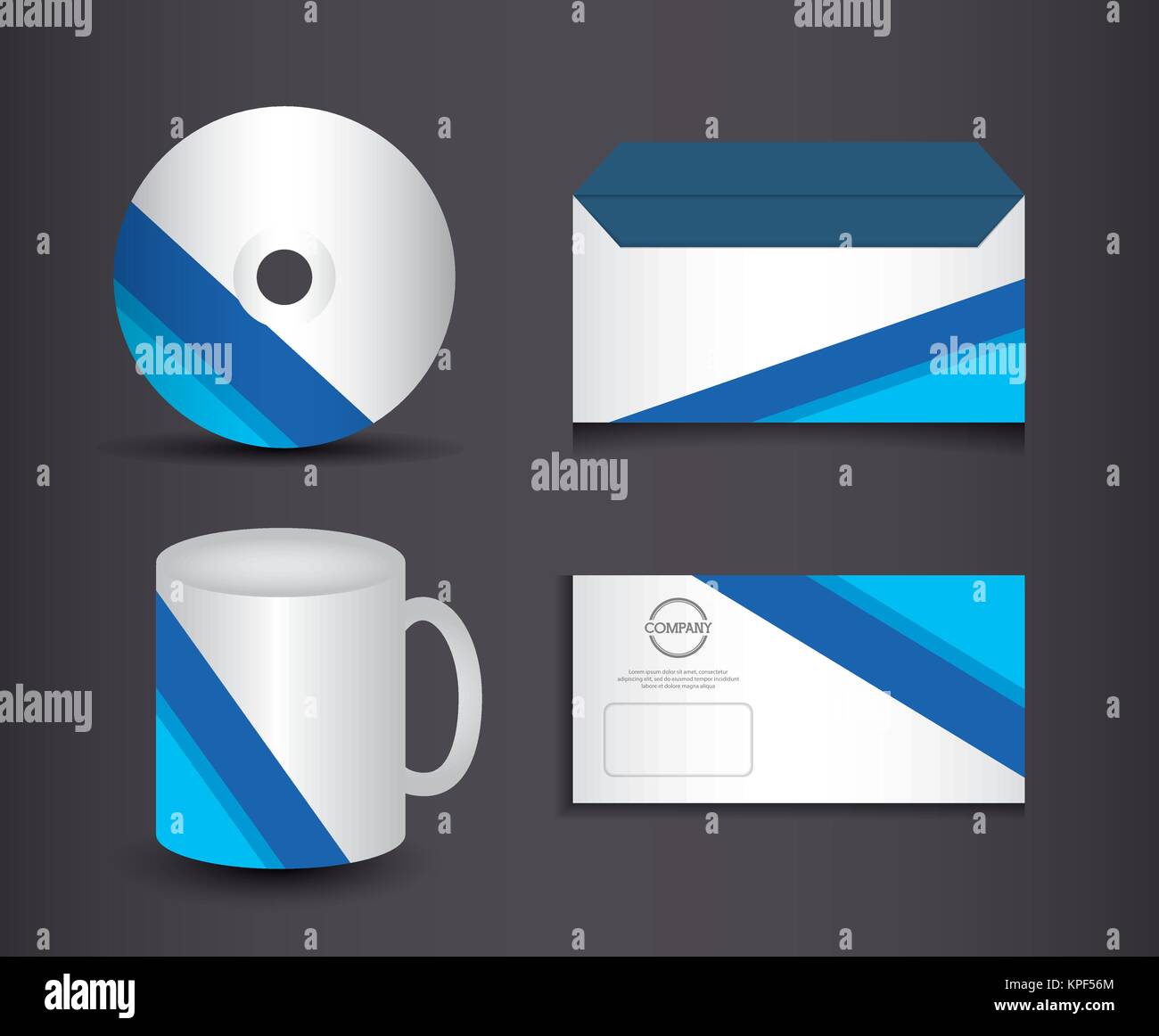 Blank stationery letterhead pencil Stock Vector Images - Alamy