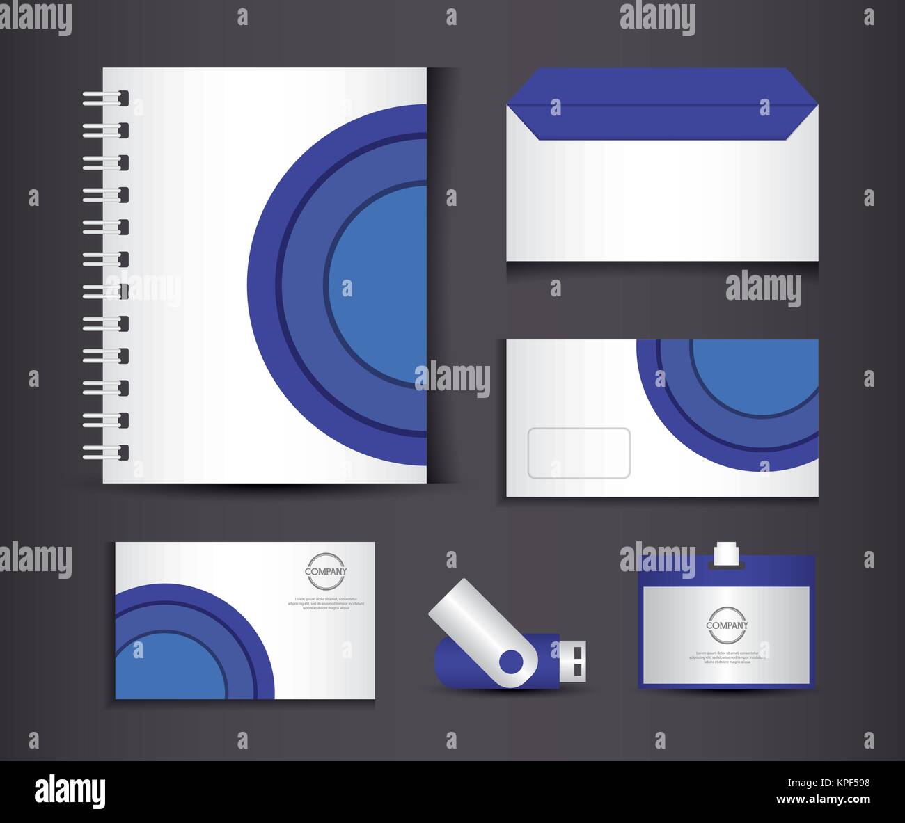 Blank stationery letterhead pencil Stock Vector Images - Alamy