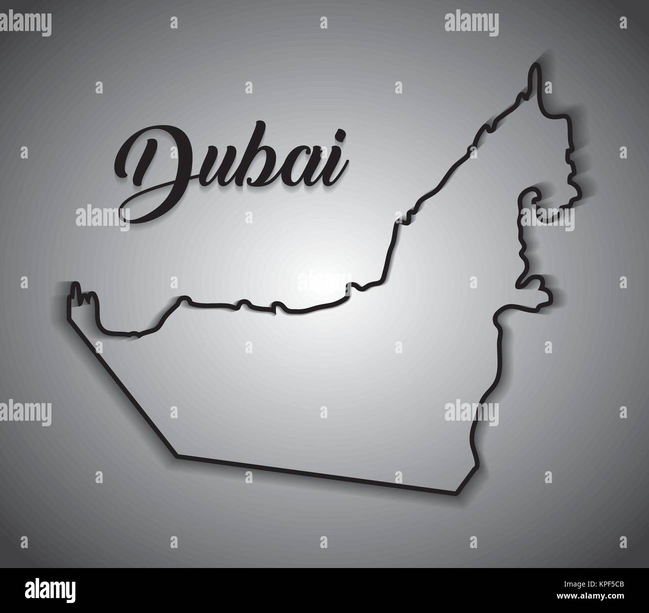map of united arab emirates cartoon Stock Vector Image & Art - Alamy