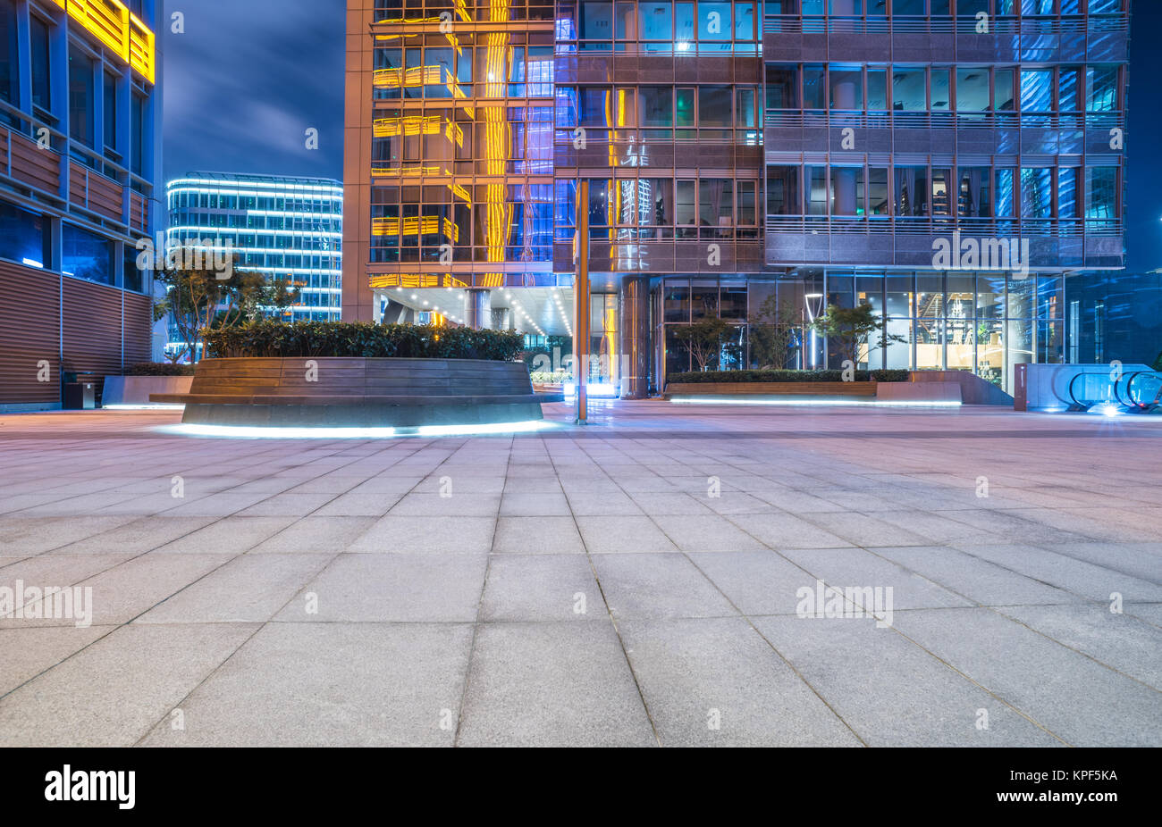 empty square of modern architecture in Shanghai,China Stock Photo - Alamy