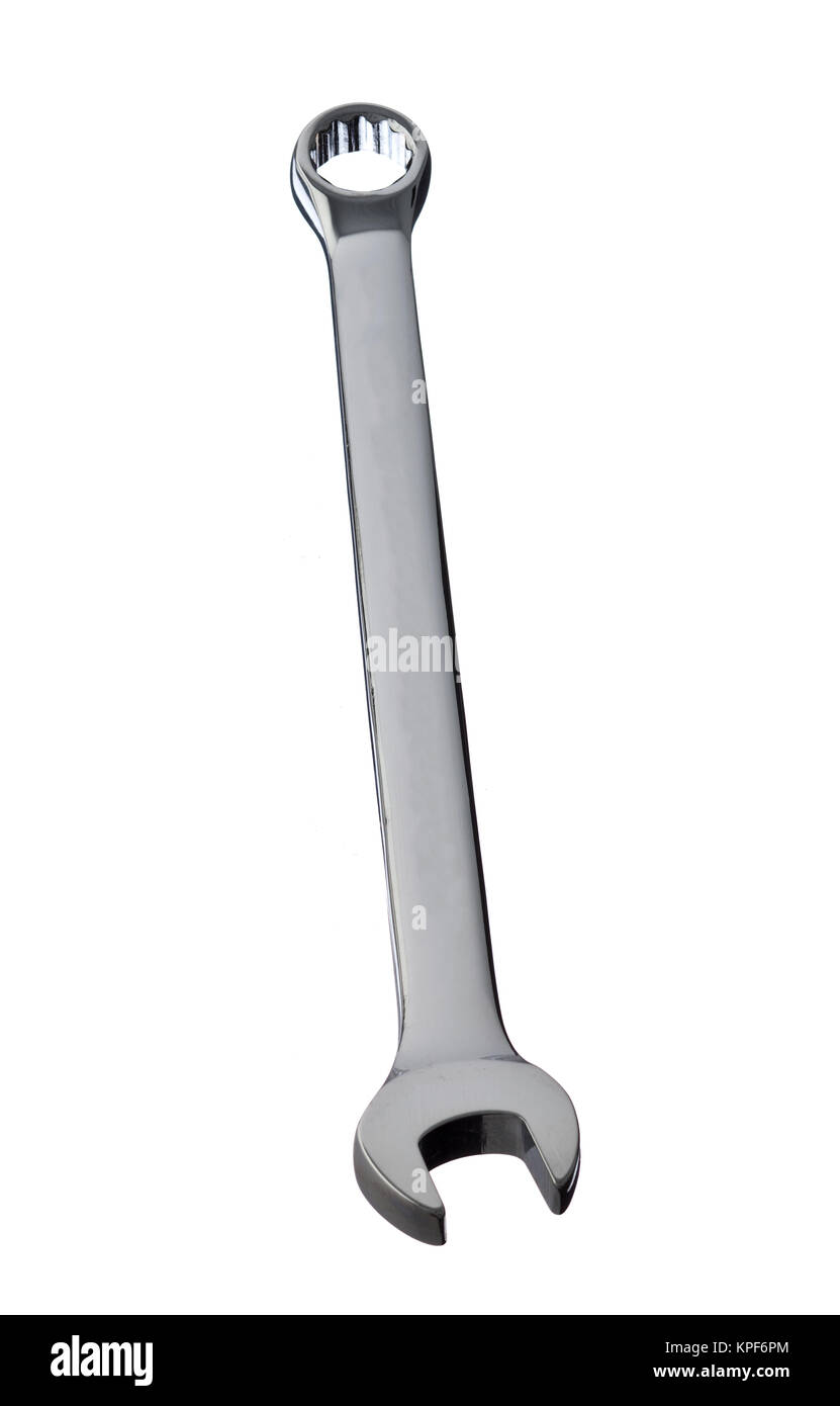 image of a shiny spanner Stock Photo - Alamy